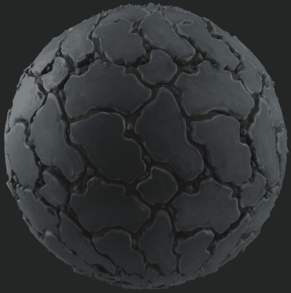 ArtStation - 2010 - Tiling 360 degree - Hand Painted Texture Material