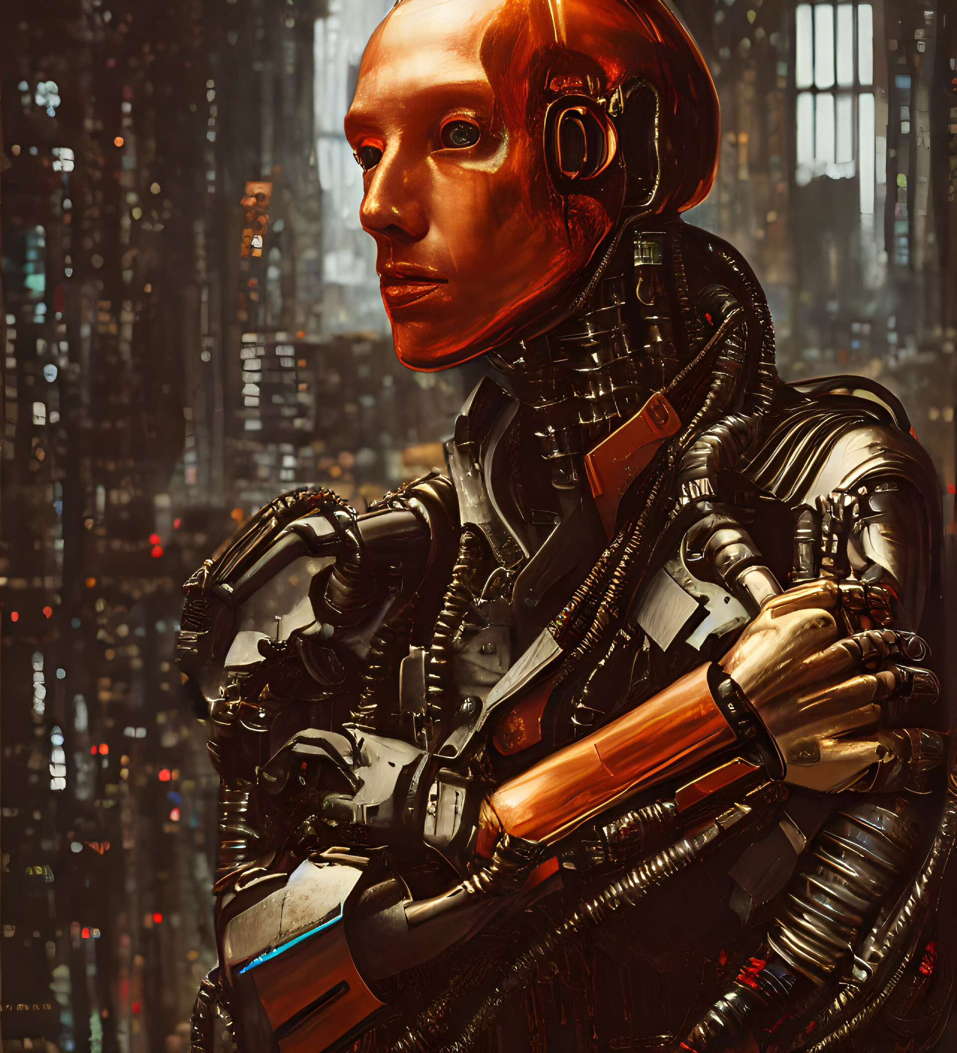 Jumping Puzzle - Robot portraits