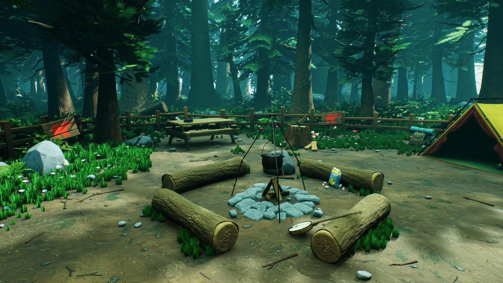 Alexander Zingmark - Stylized Campsite
