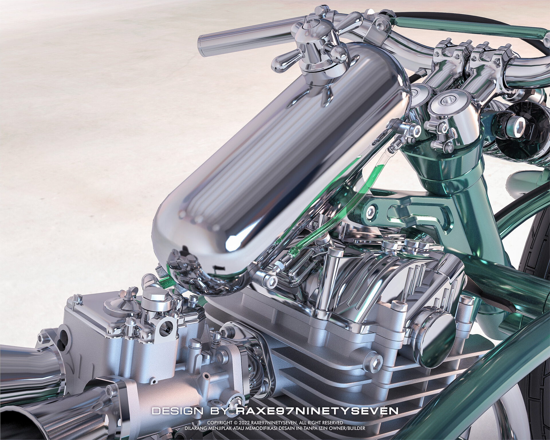 Radite Octavanka - LEVIATHAN - SUZUKI THUNDER GSX 250 - 3D MODEL BY ...