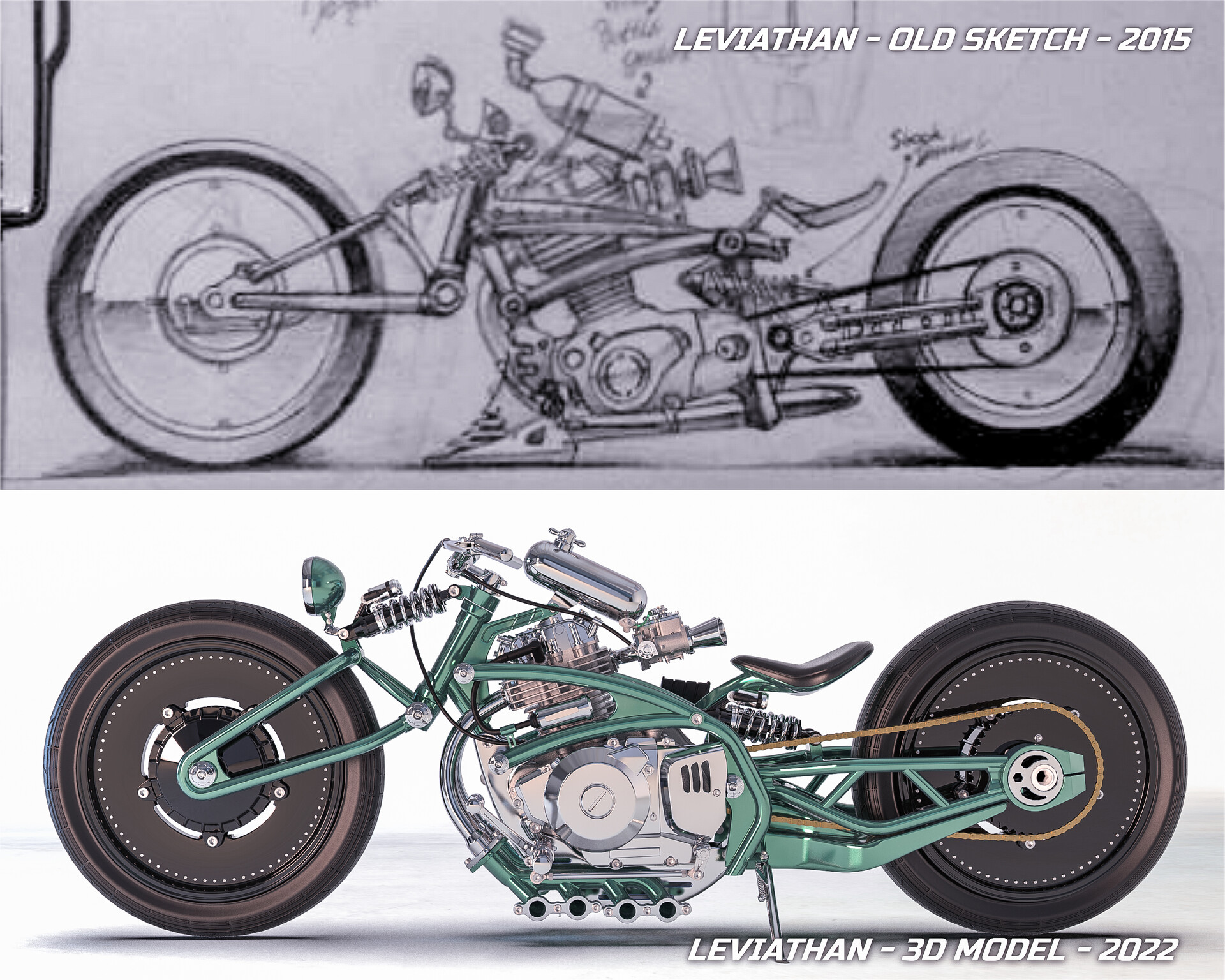 Radite Octavanka - LEVIATHAN - SUZUKI THUNDER GSX 250 - 3D MODEL BY ...