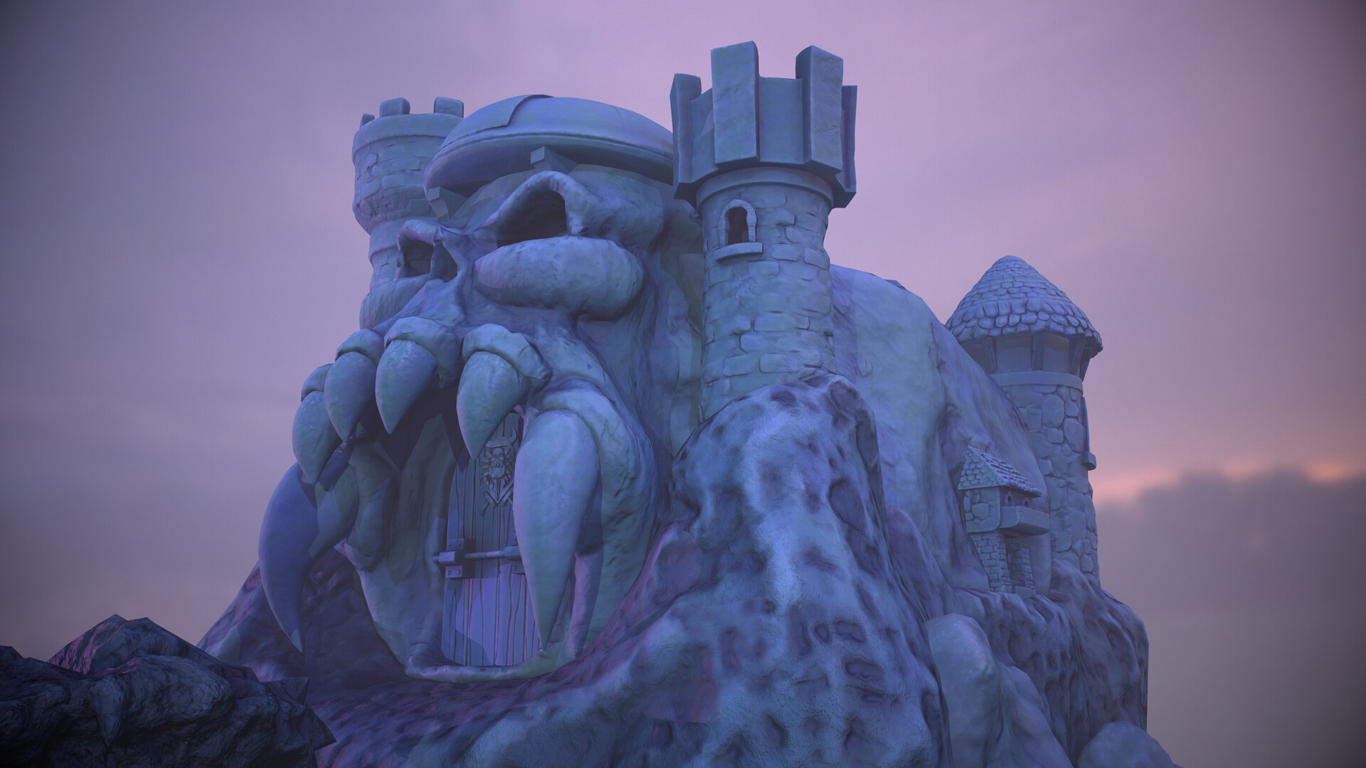 Ángel Alfonso - Castle Grayskull - Filmation style