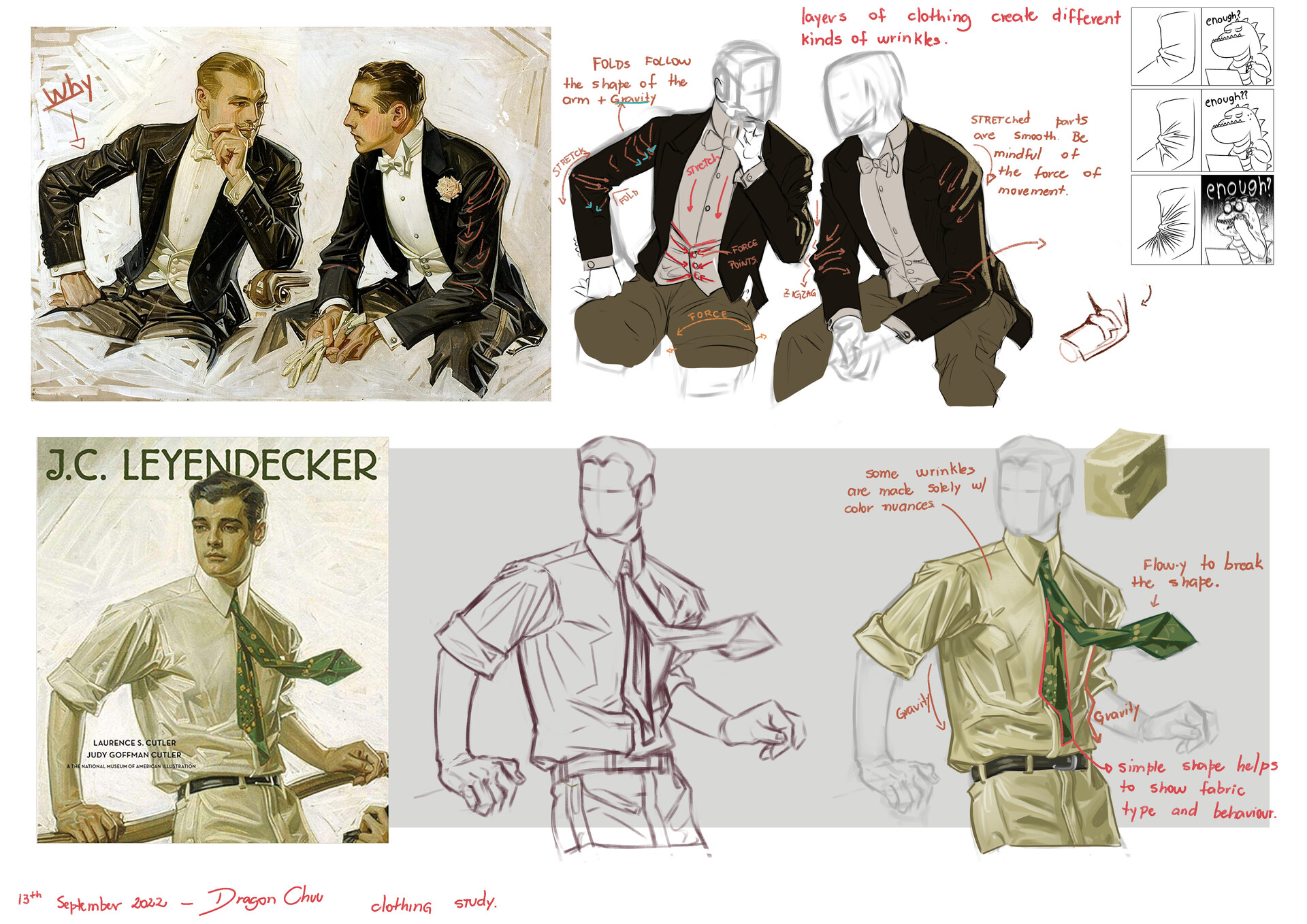 ArtStation - J. C. Leyendecker studies