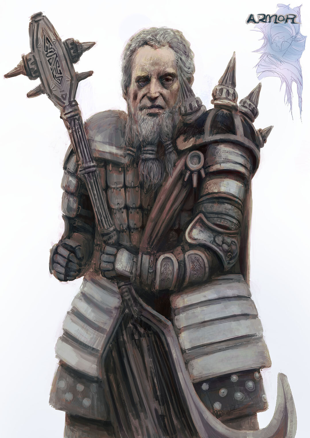 ArtStation - 盔甲系列1 armor-1