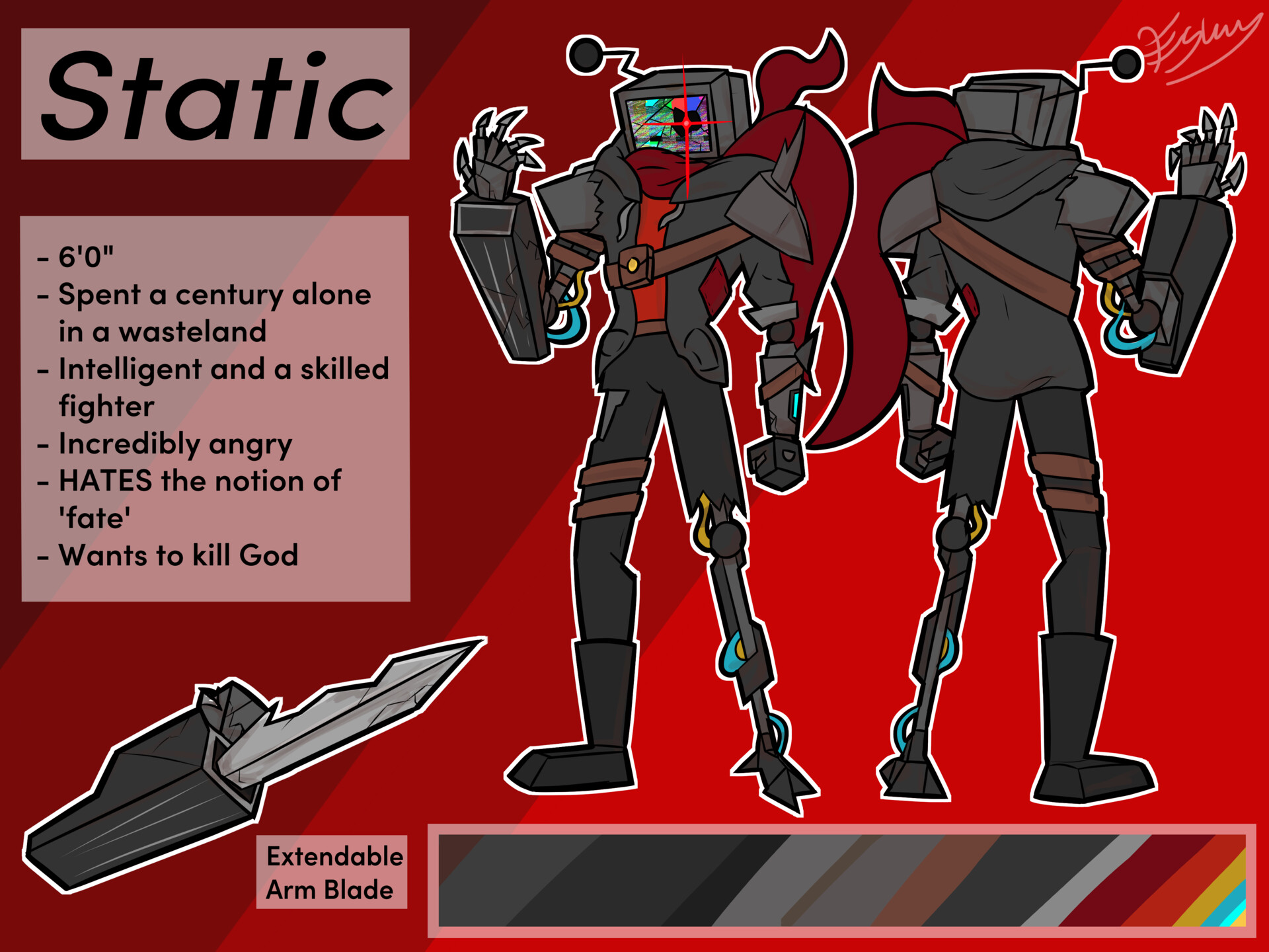 ArtStation - [Old Design] Static Ref Sheet