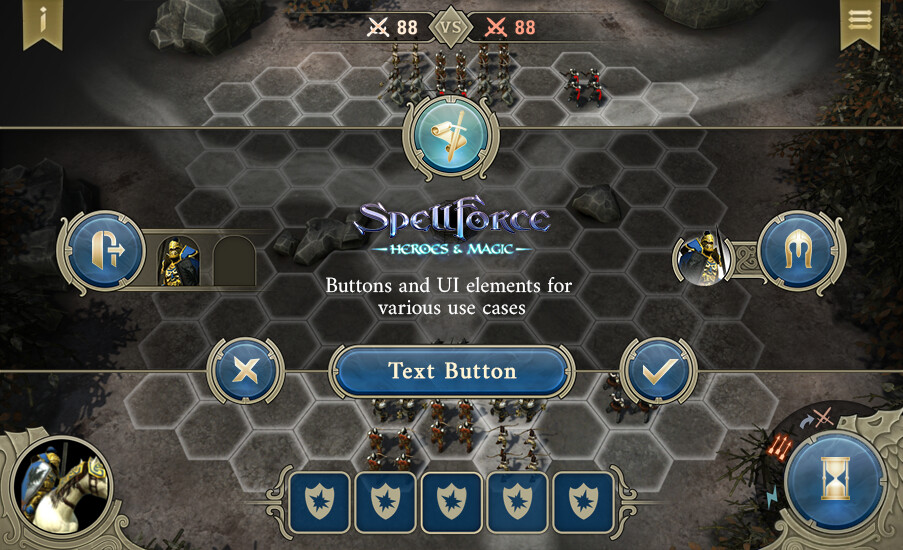 ArtStation - SpellForce: Heroes & Magic - UI Design