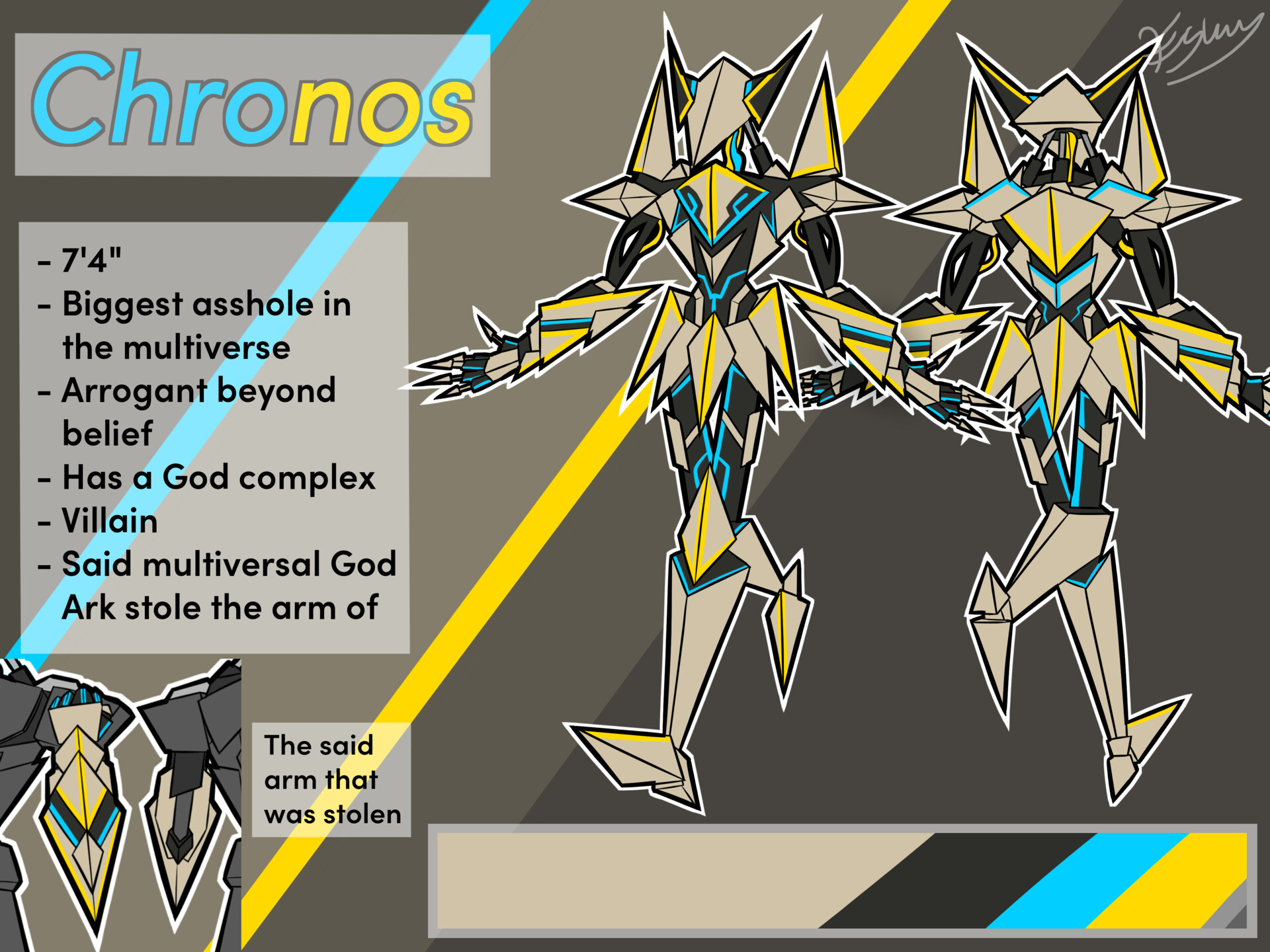 ArtStation - [Old Design] Chronos Ref Sheet