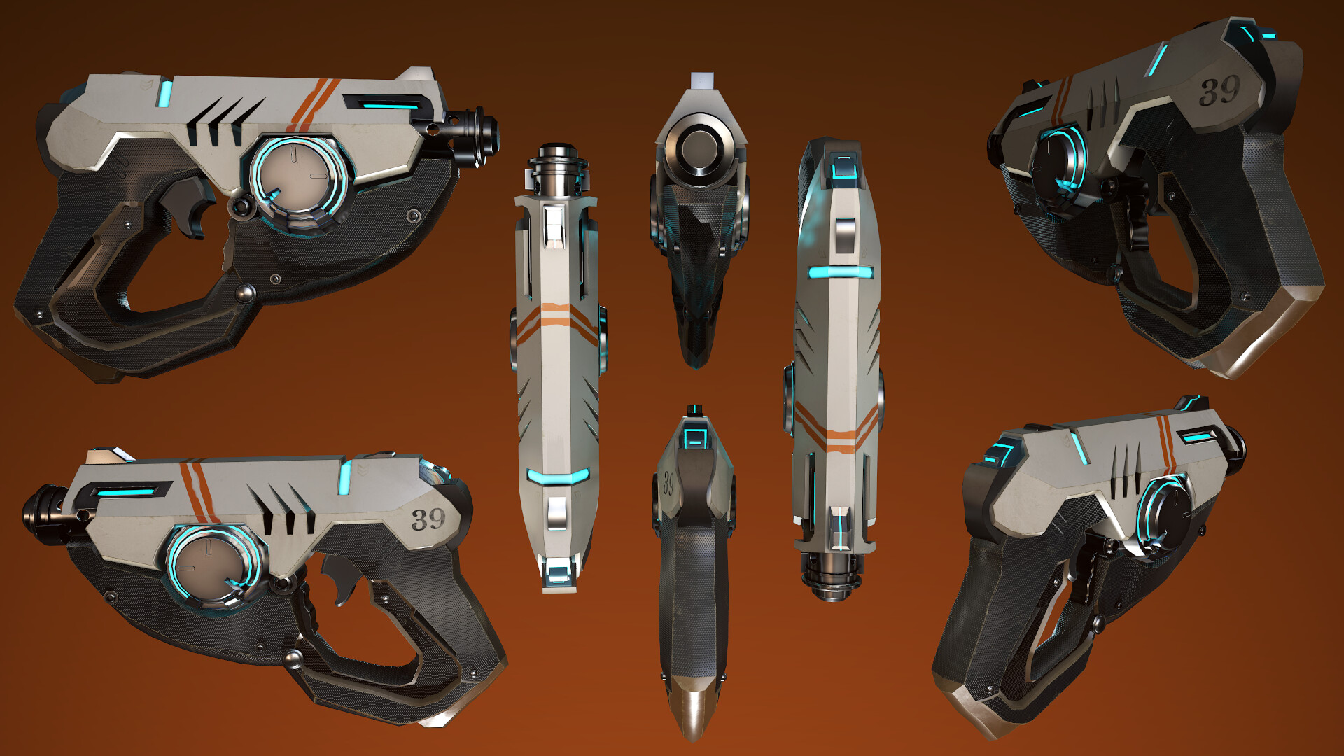 Jake Benjamin De La Terre - Overwatch Fan Art - Tracer's Pistols