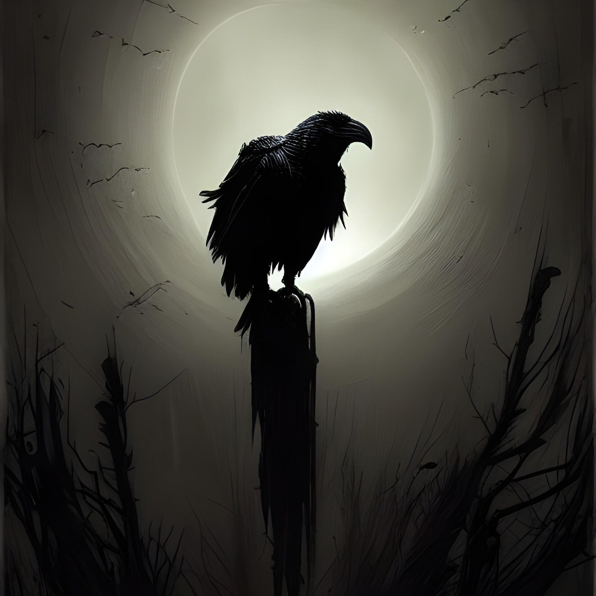 ArtStation - Nevermore Crow