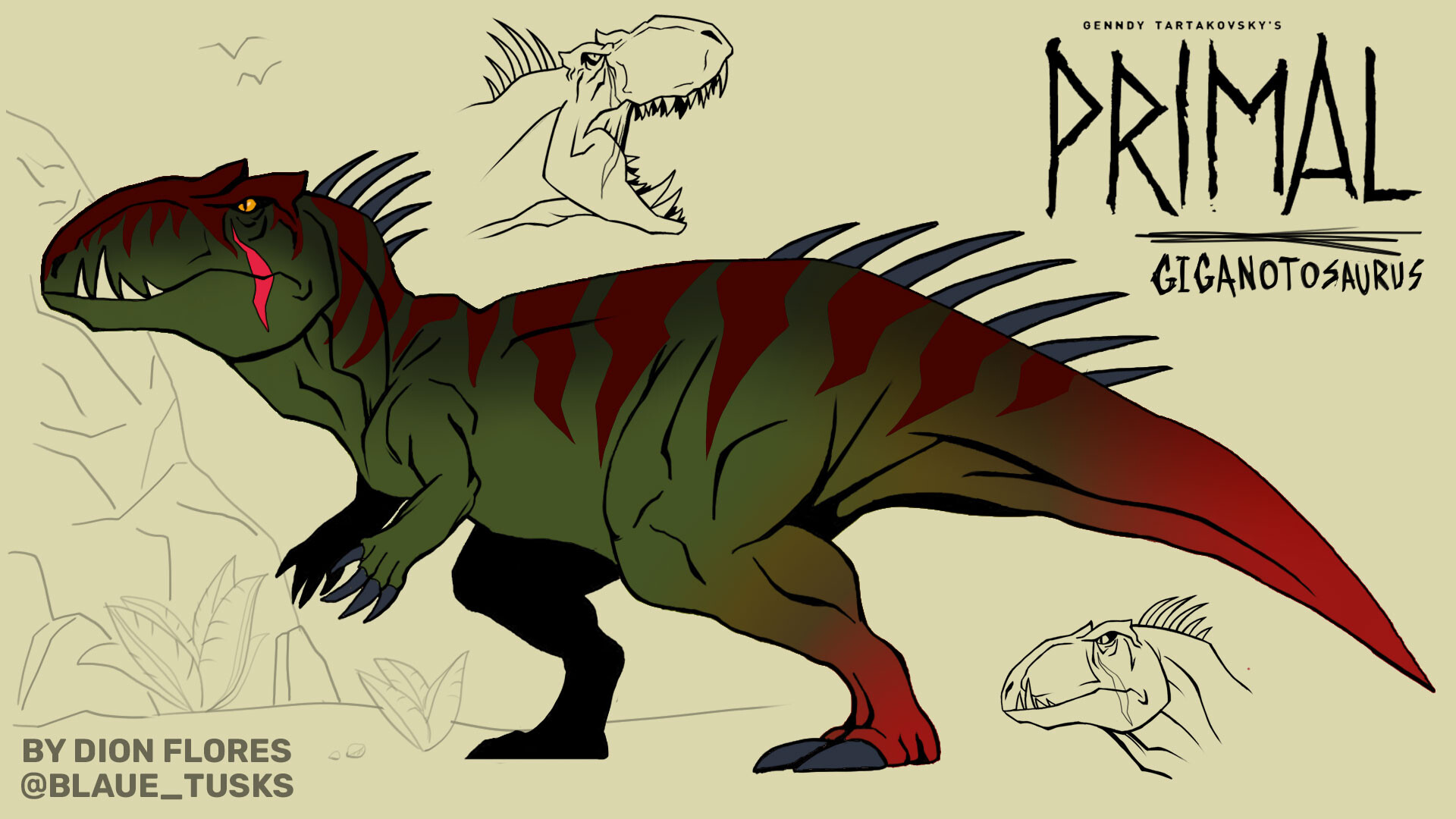 Dion Flores - Primal Giganotosaurus