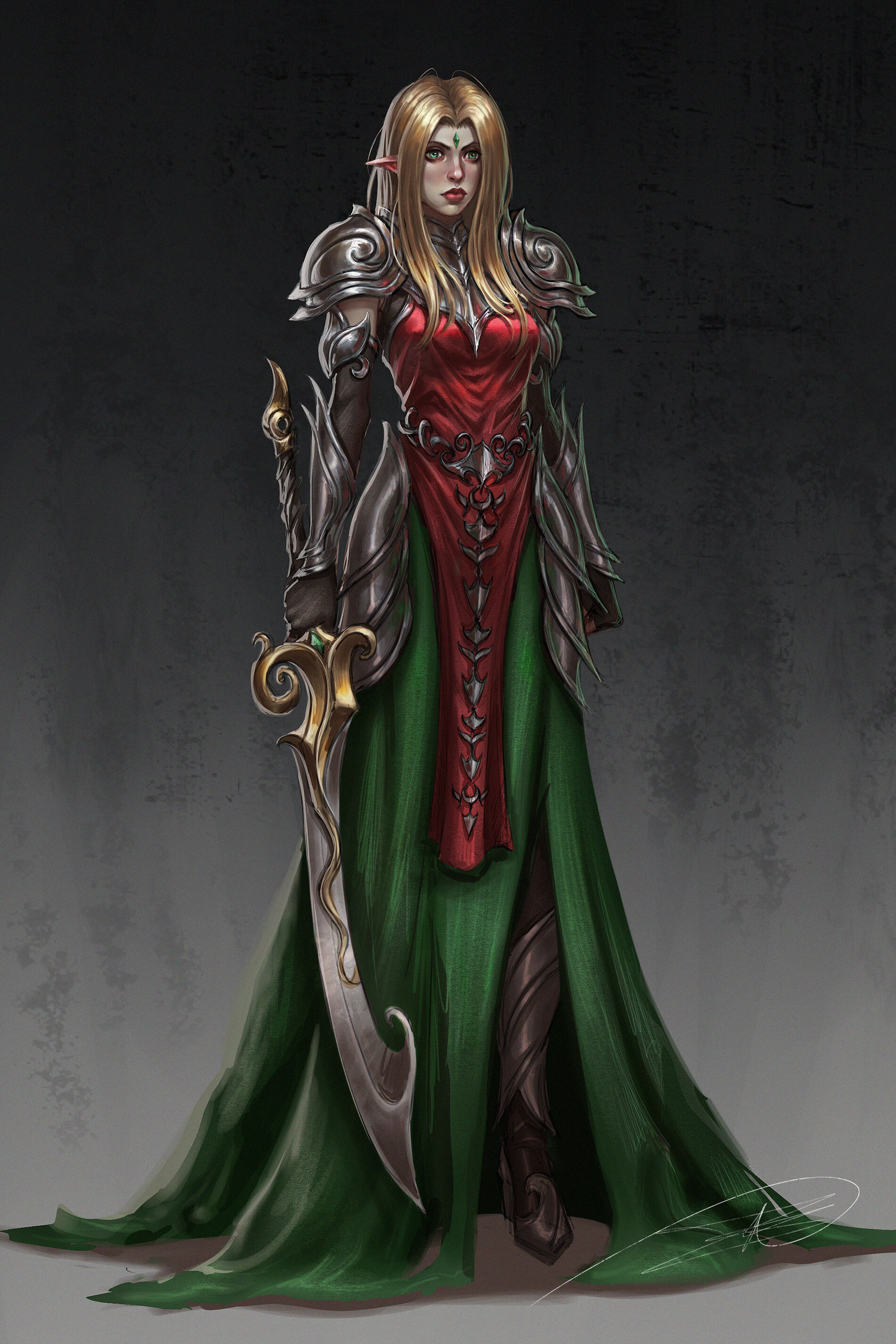 ArtStation - Elven knight.
