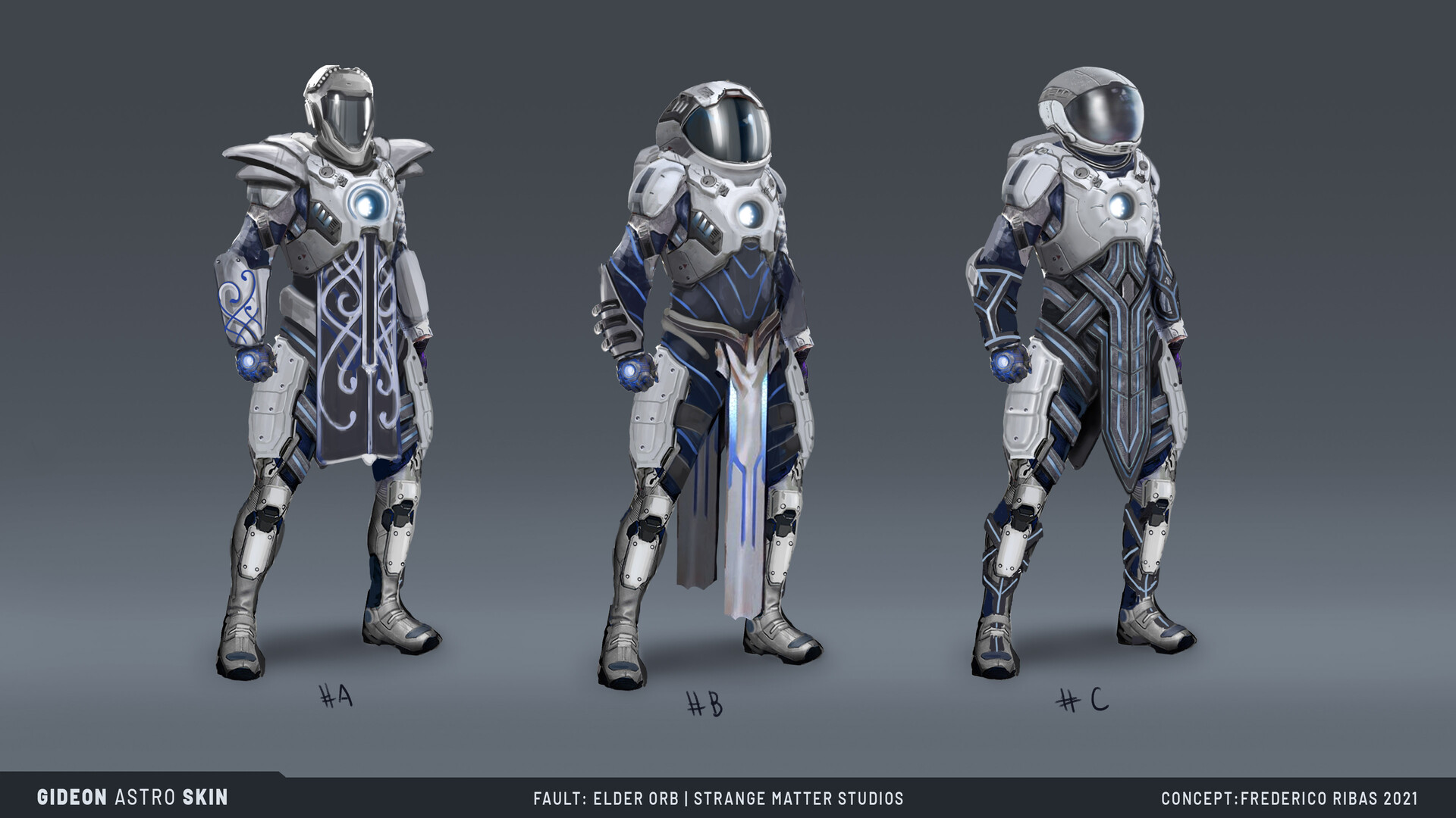 Frederico Ribas - GIDEON Astro skin concept art
