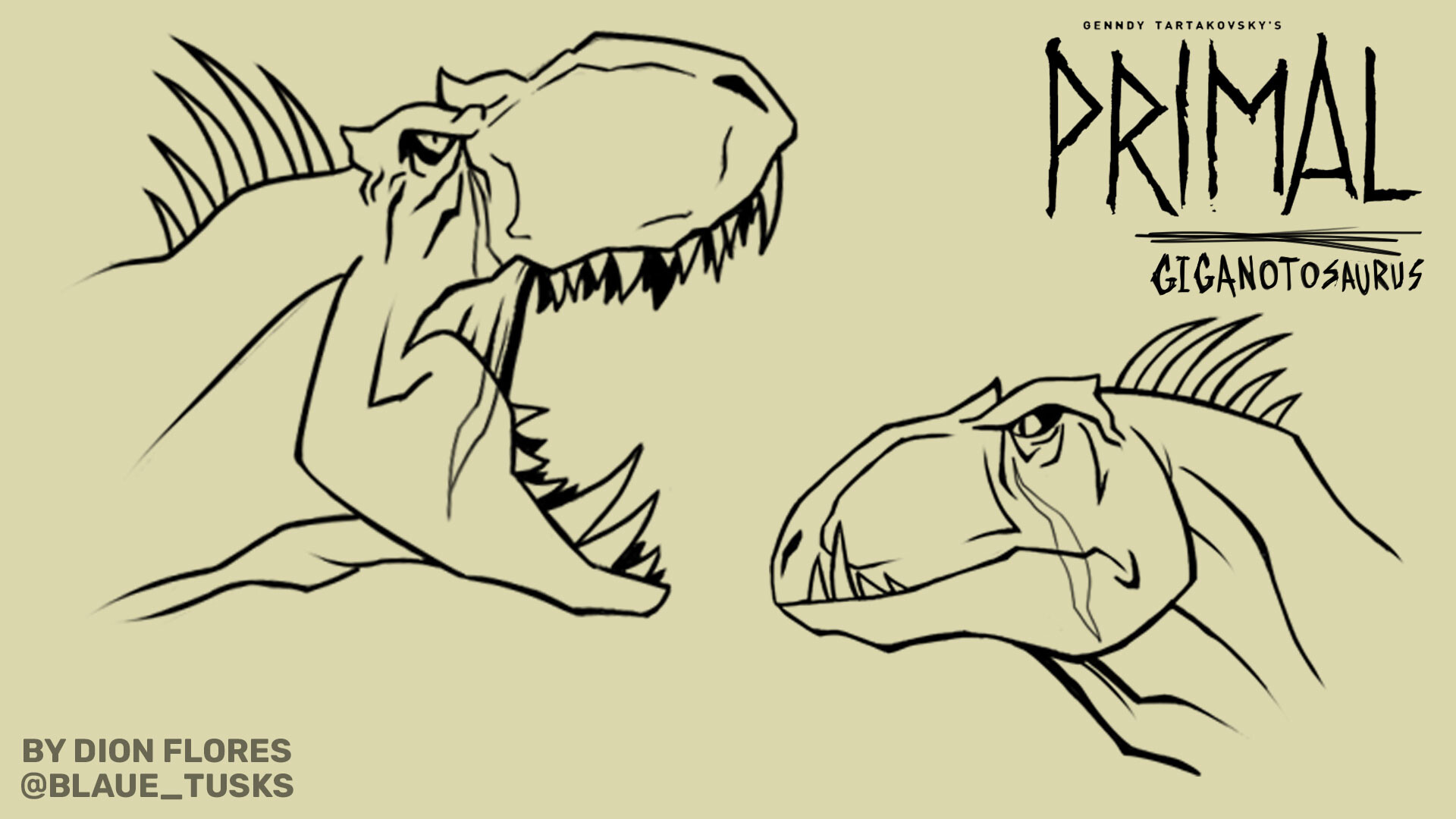 Dion Flores - Primal Giganotosaurus