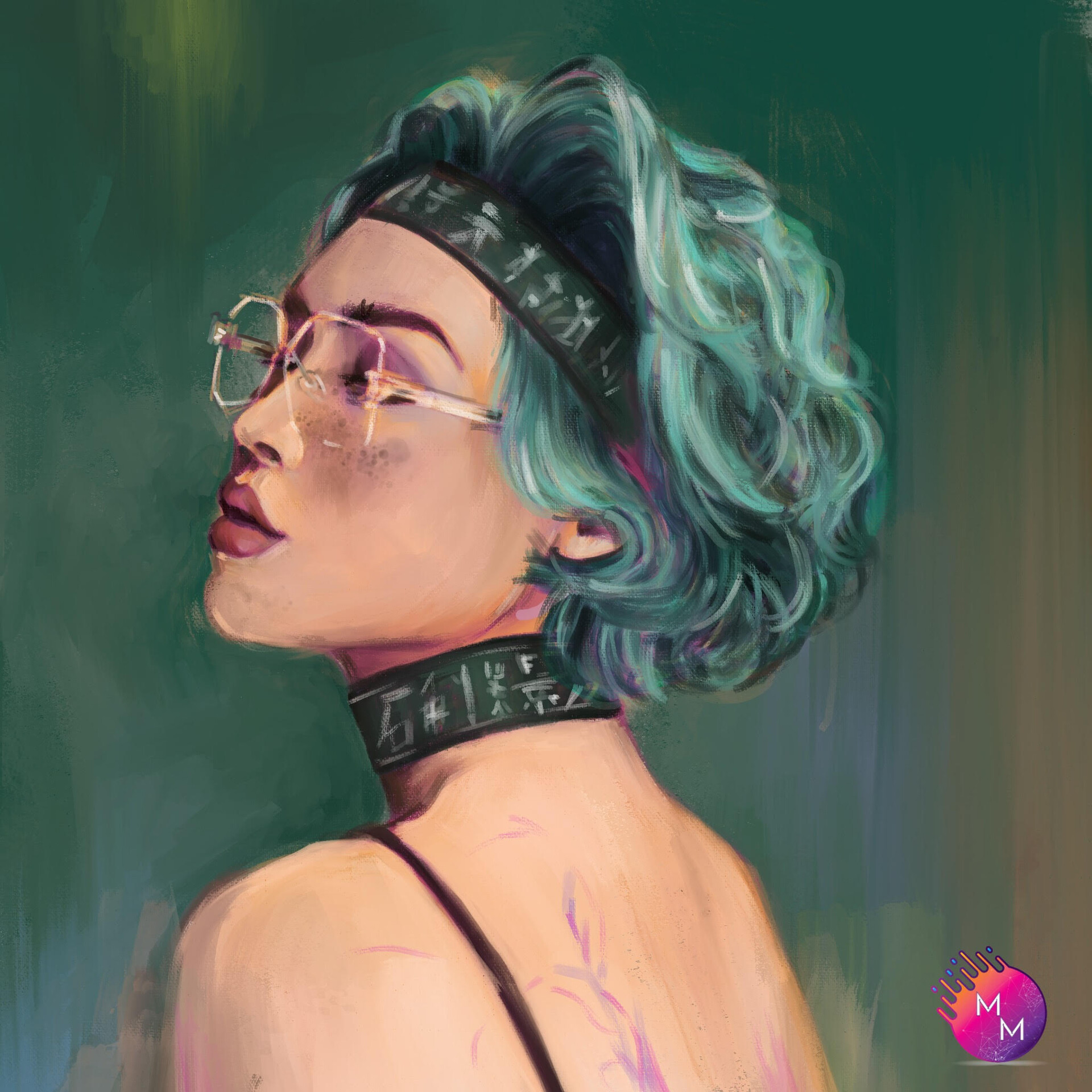 Malgorzata Mika - Concept Artist & Illustrator - Portrait study - black ...