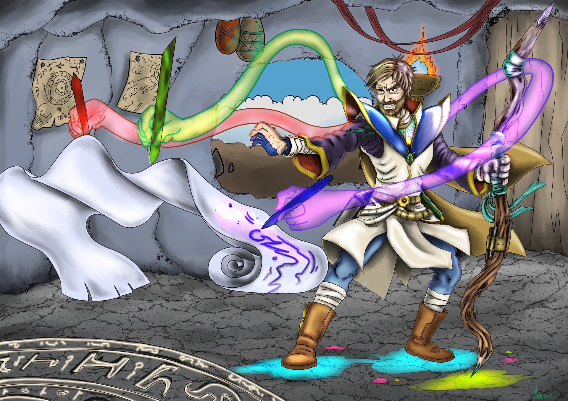 ArtStation - Drawing wizard