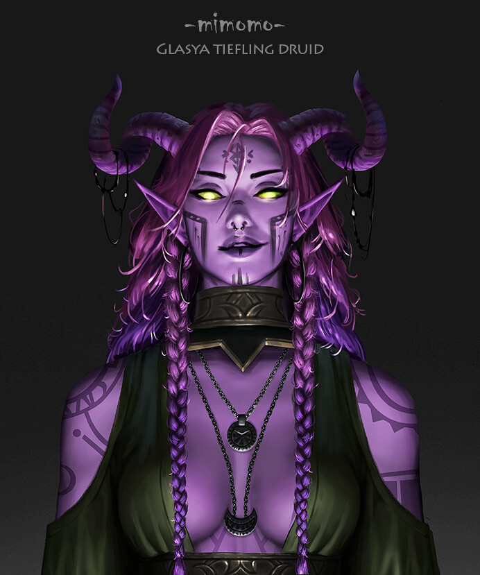 Artstation Glaysa Tiefling