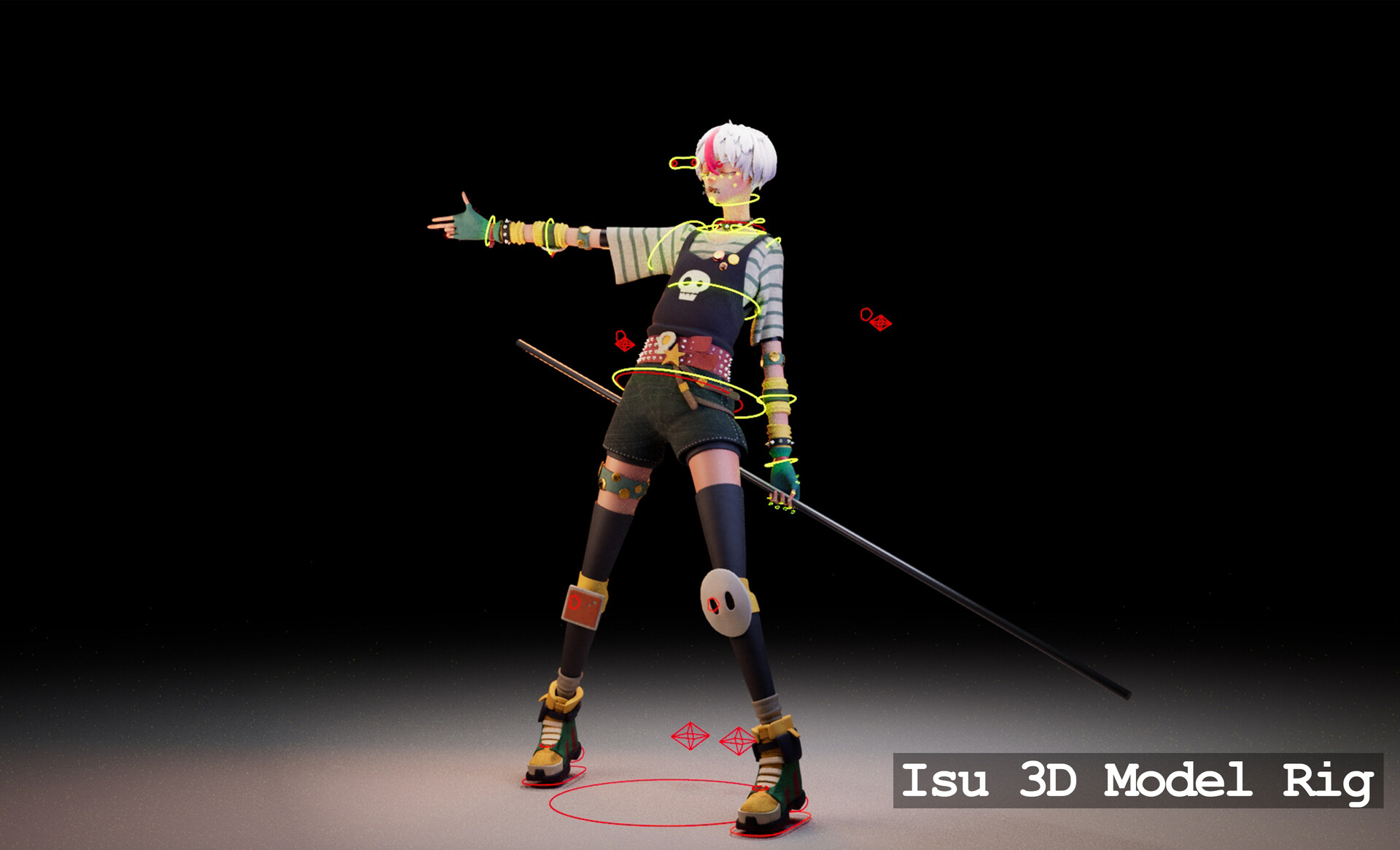 Armando Dávila - Isu / Run! / Character 3D Model