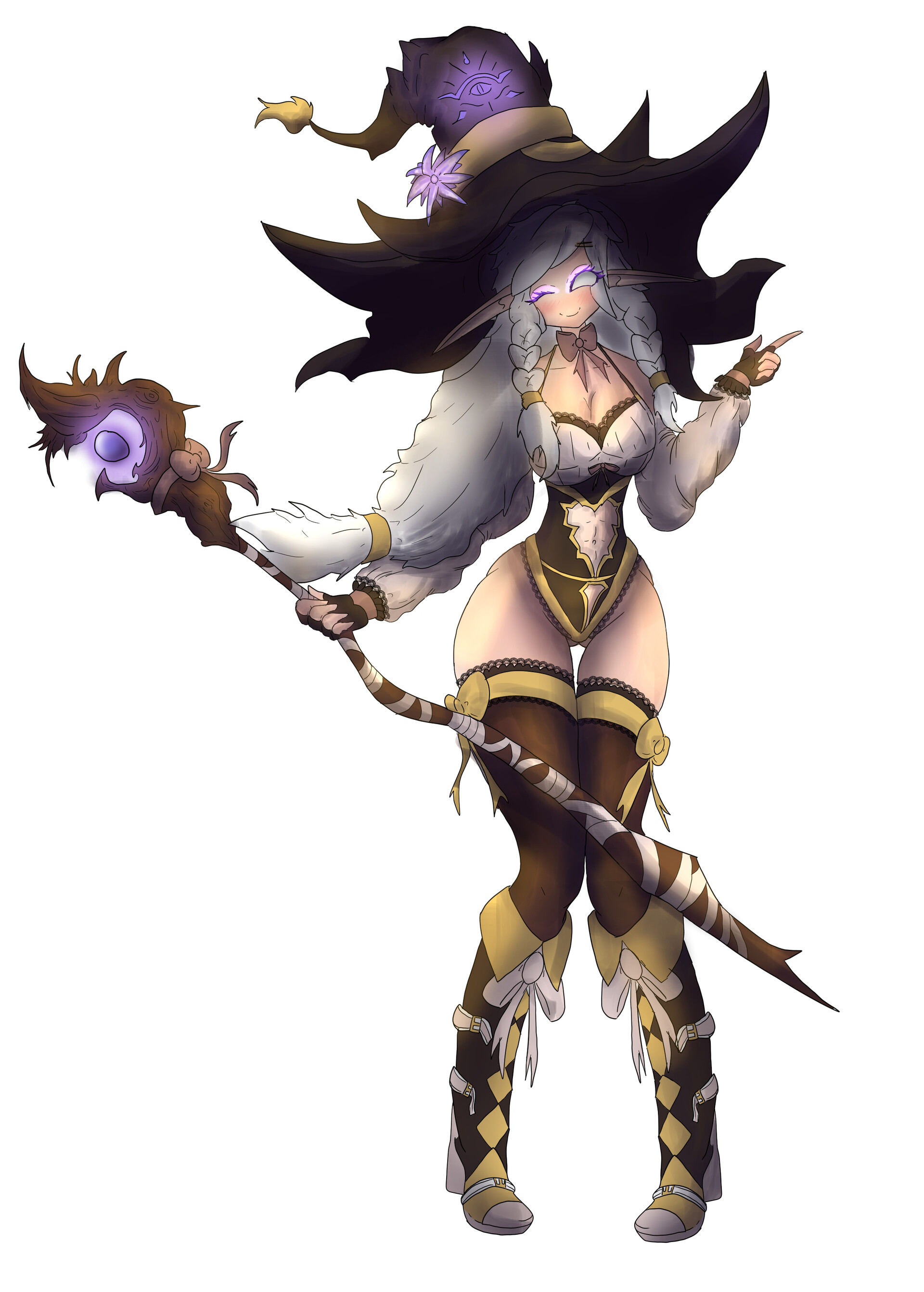 ArtStation - Elf Witch OC