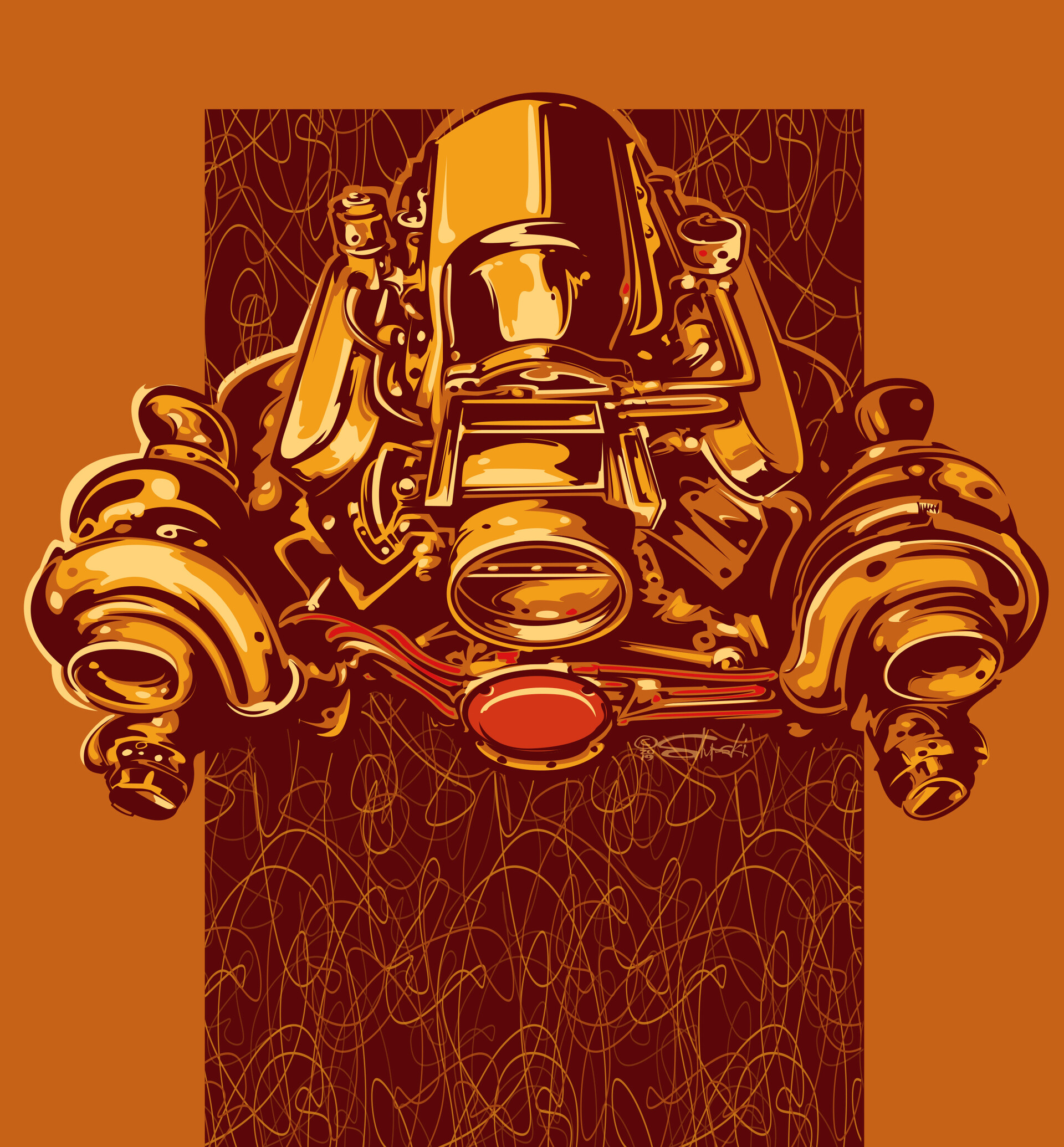 ArtStation - Twin Turbo Tee