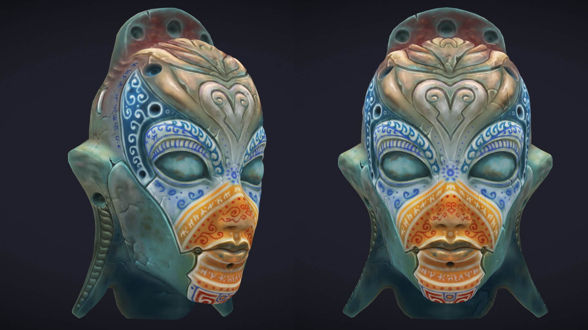 ArtStation - Ancient mask