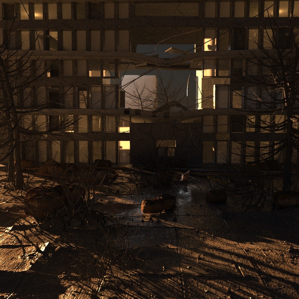 ArtStation - Destruction scene