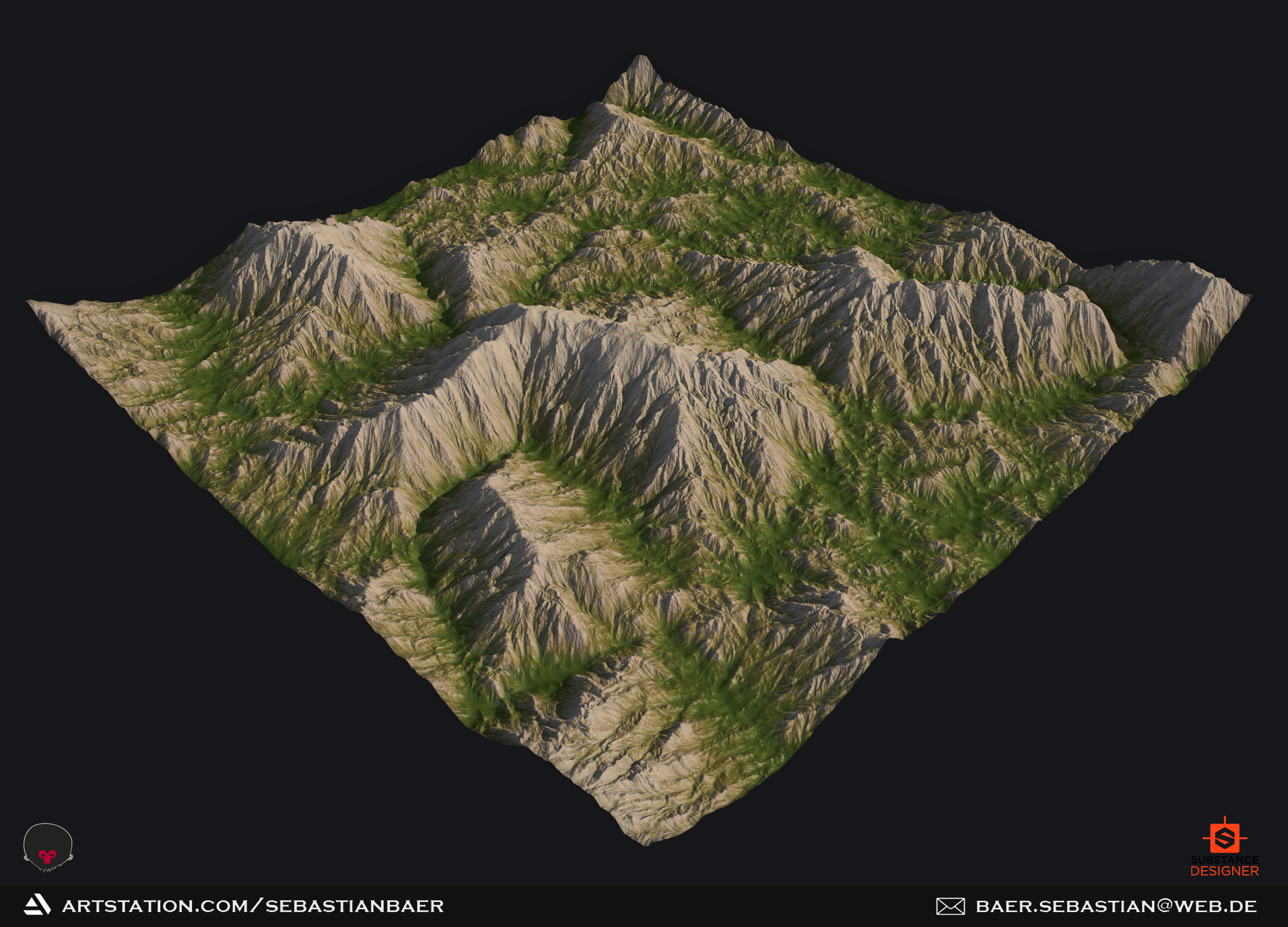 Sebastian Bär - Terrain Material - Substance Designer