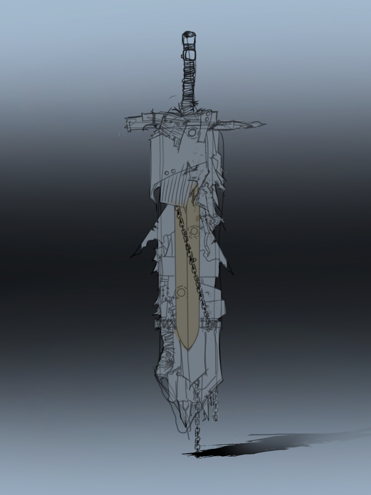 ArtStation - Scrap Iron Greatsword and Repeating Crossbow