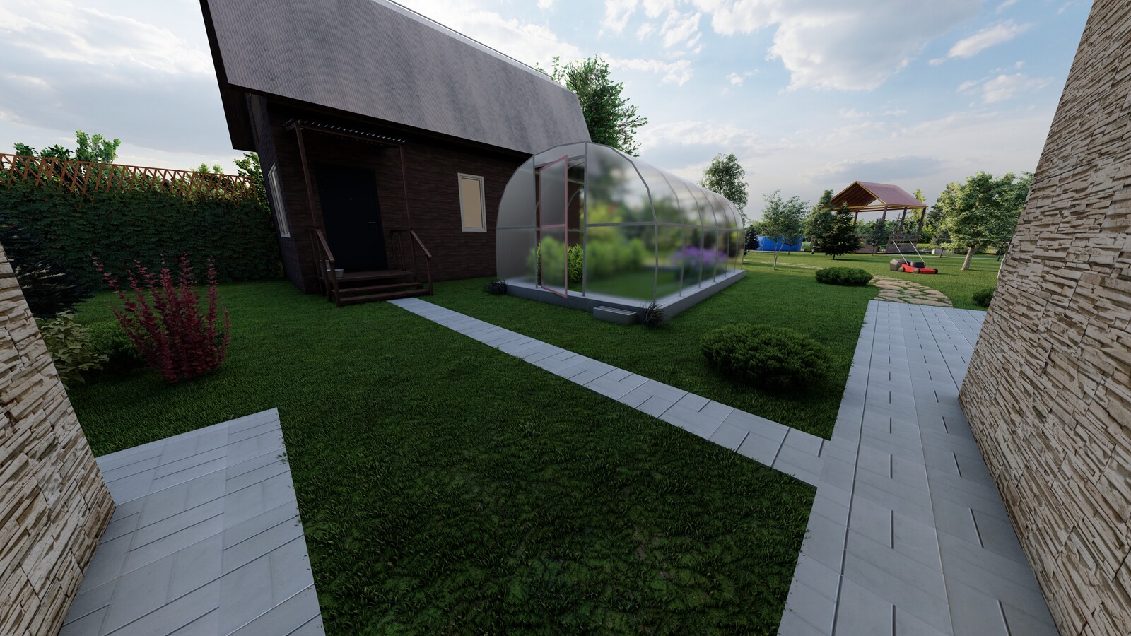 Yumar - Backyard with the river