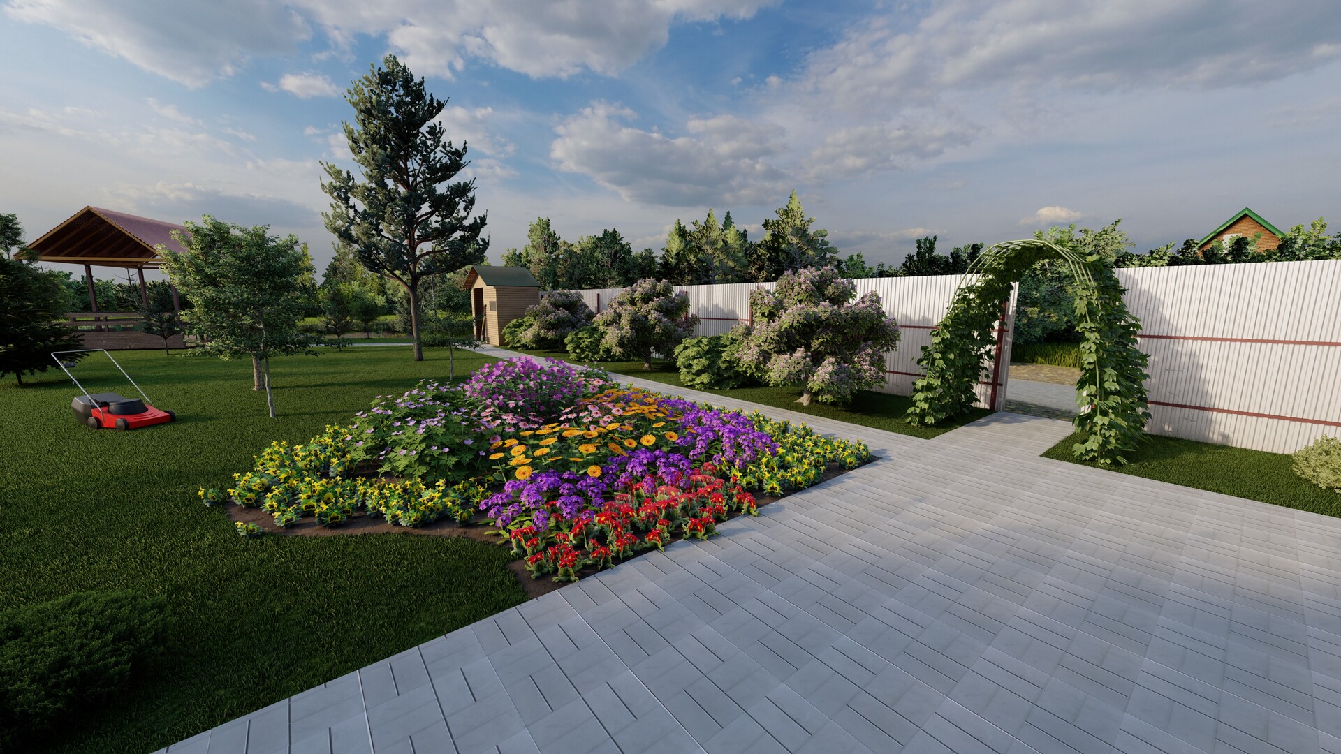 Yumar - Backyard with the river