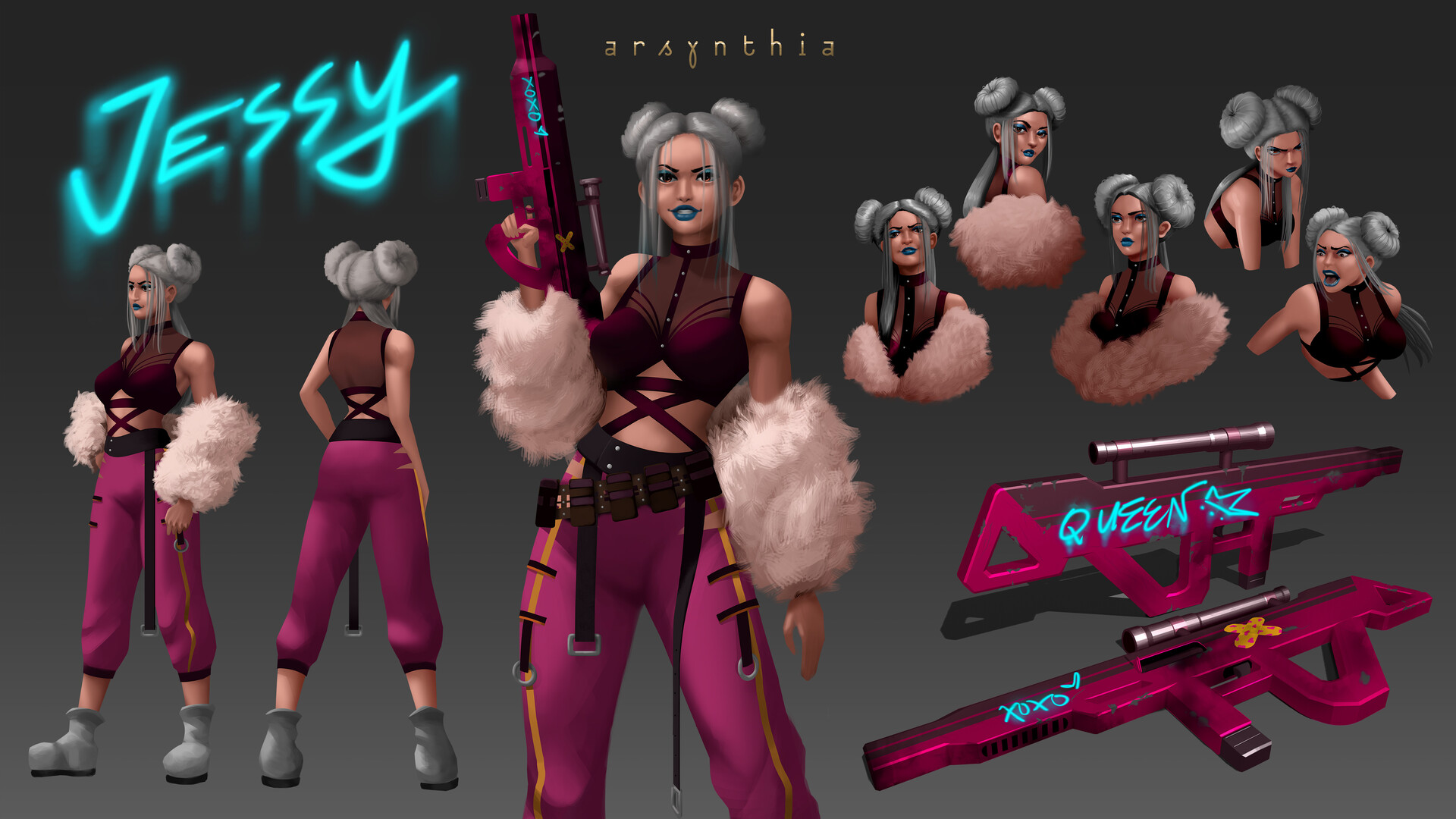 ArtStation - Jessy character design