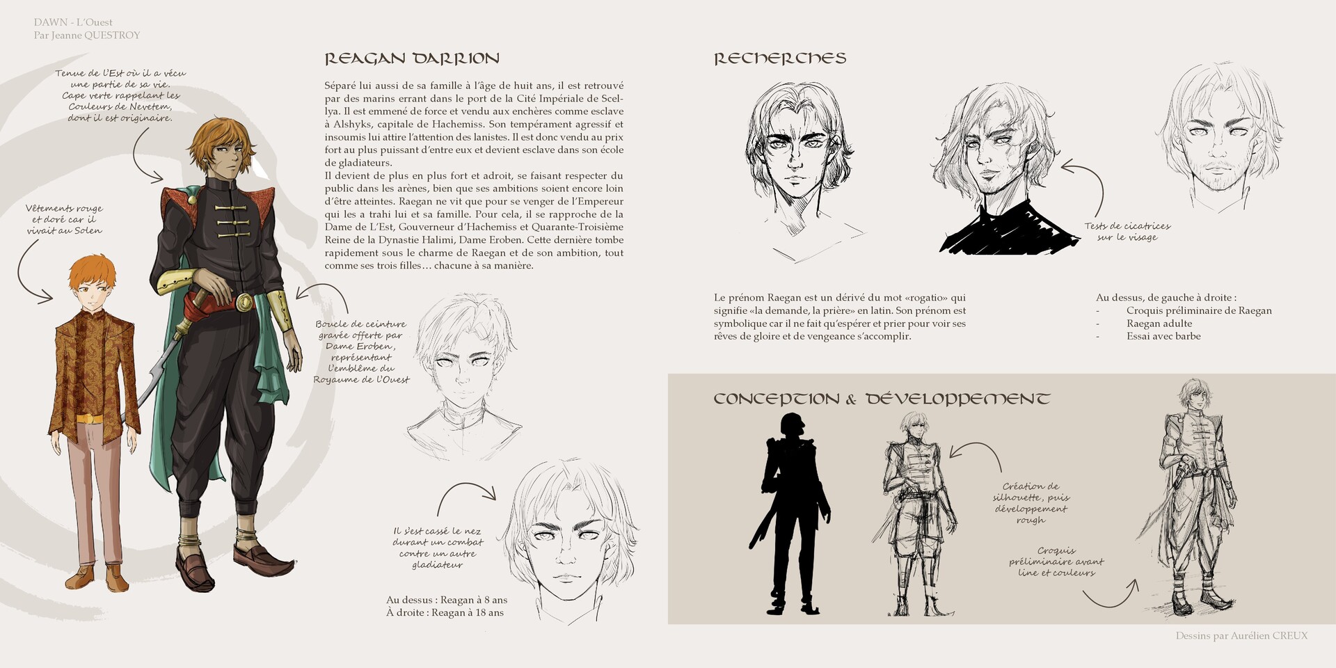 Aurélien Creux - Character Design | DAWN Project