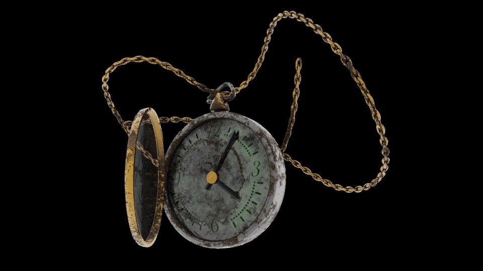 ArtStation - Pocket Watch (exam)