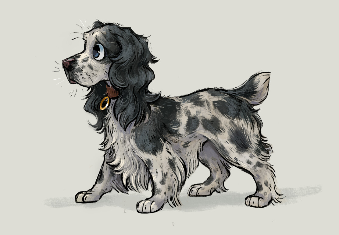 ArtStation - cocker spaniel
