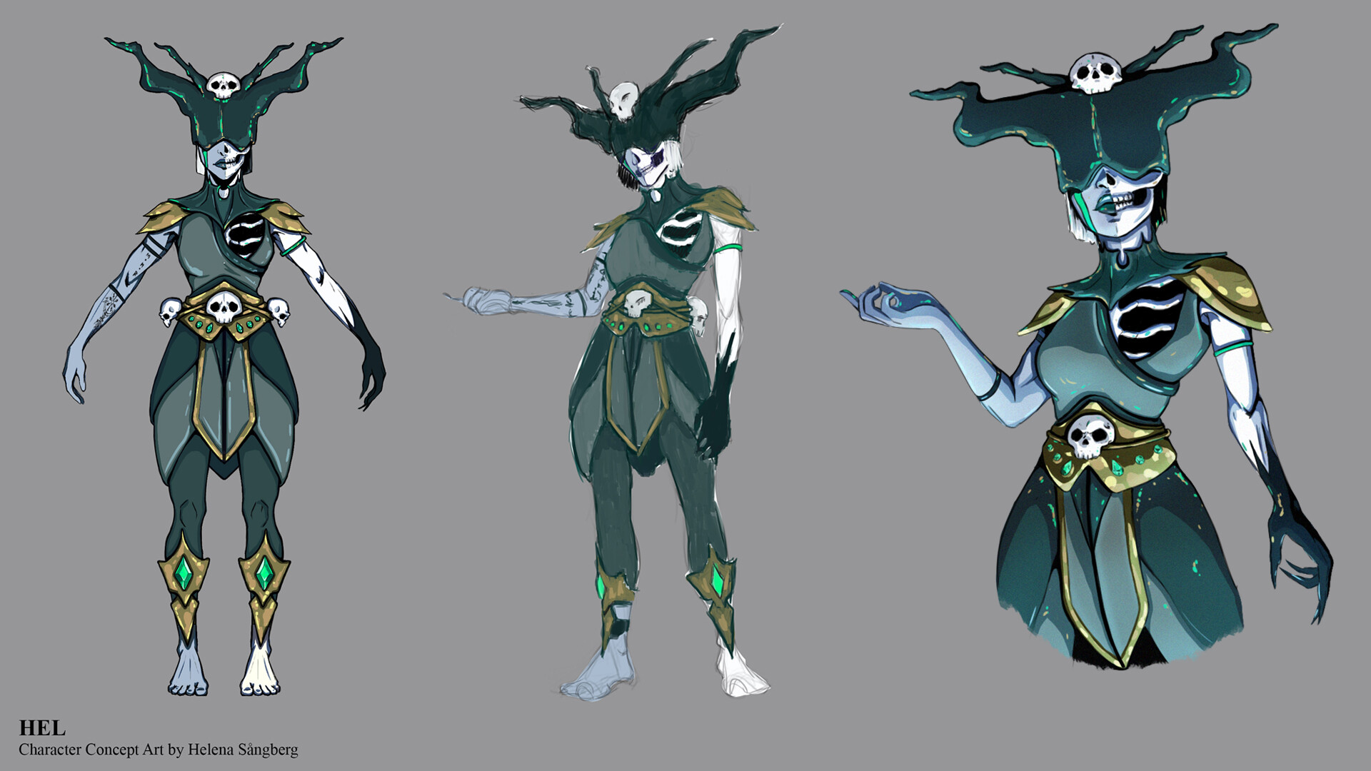 ArtStation - Hel Character Concept Art