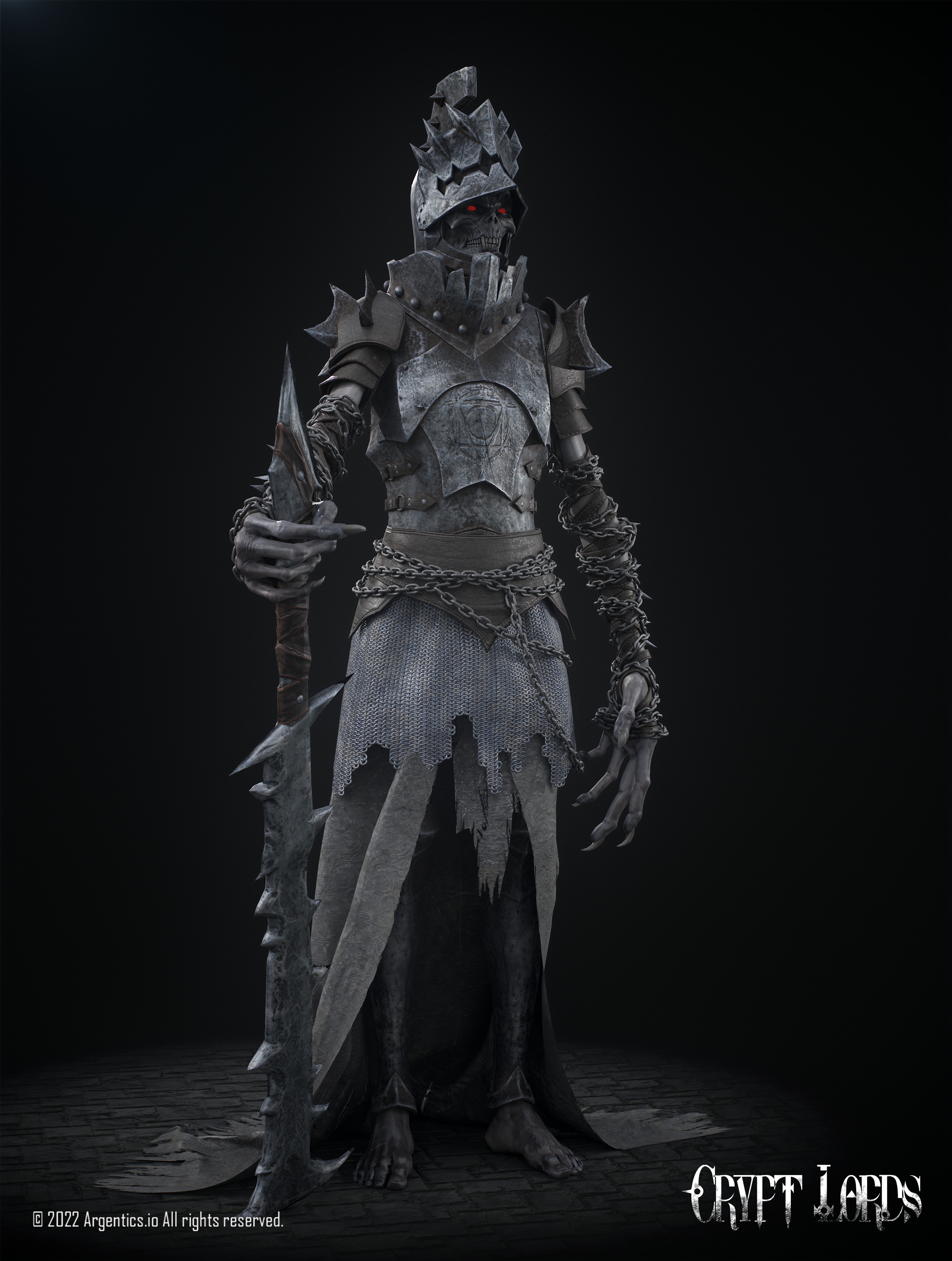Argentics - Lich Knight 3D Model