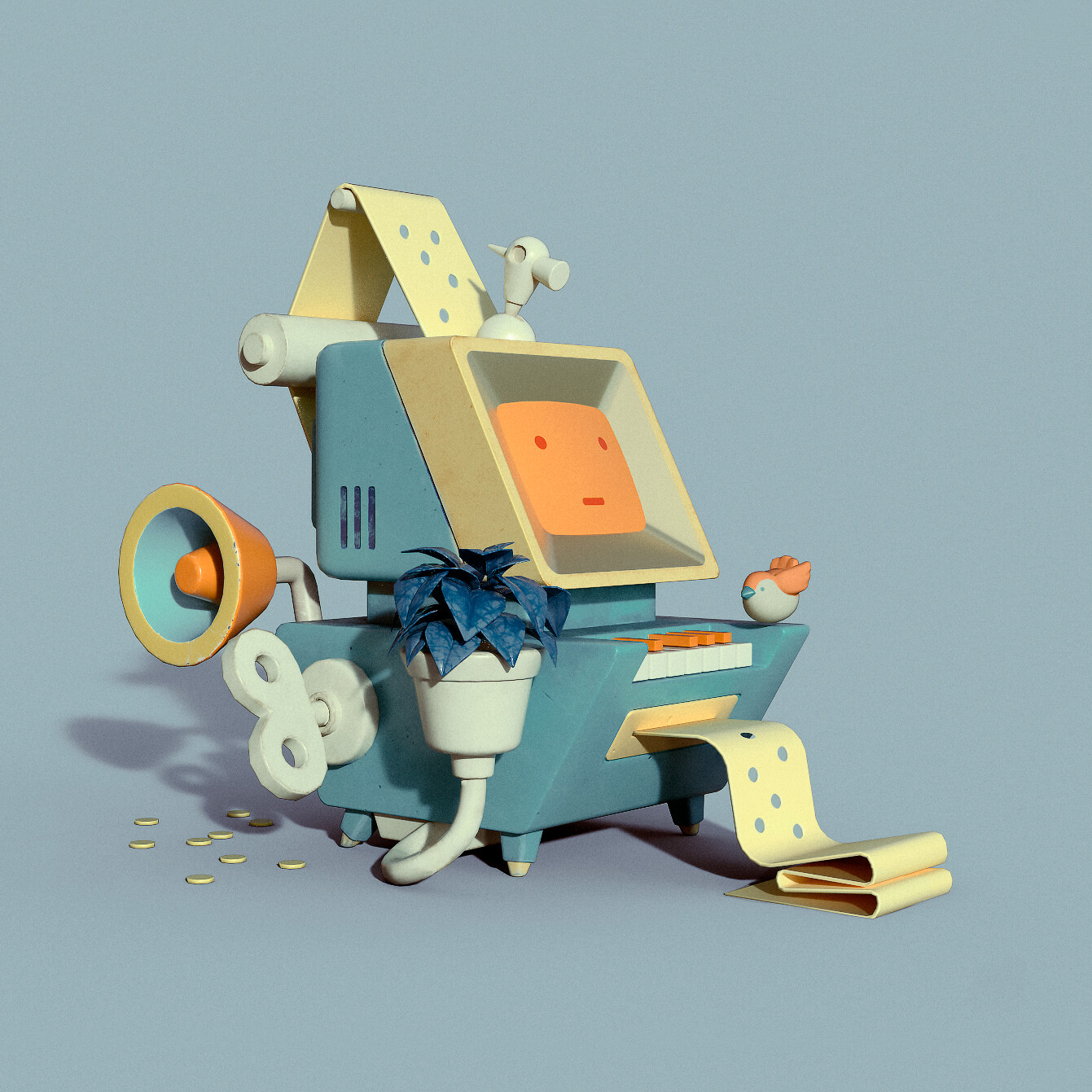 ArtStation - Cute Robot