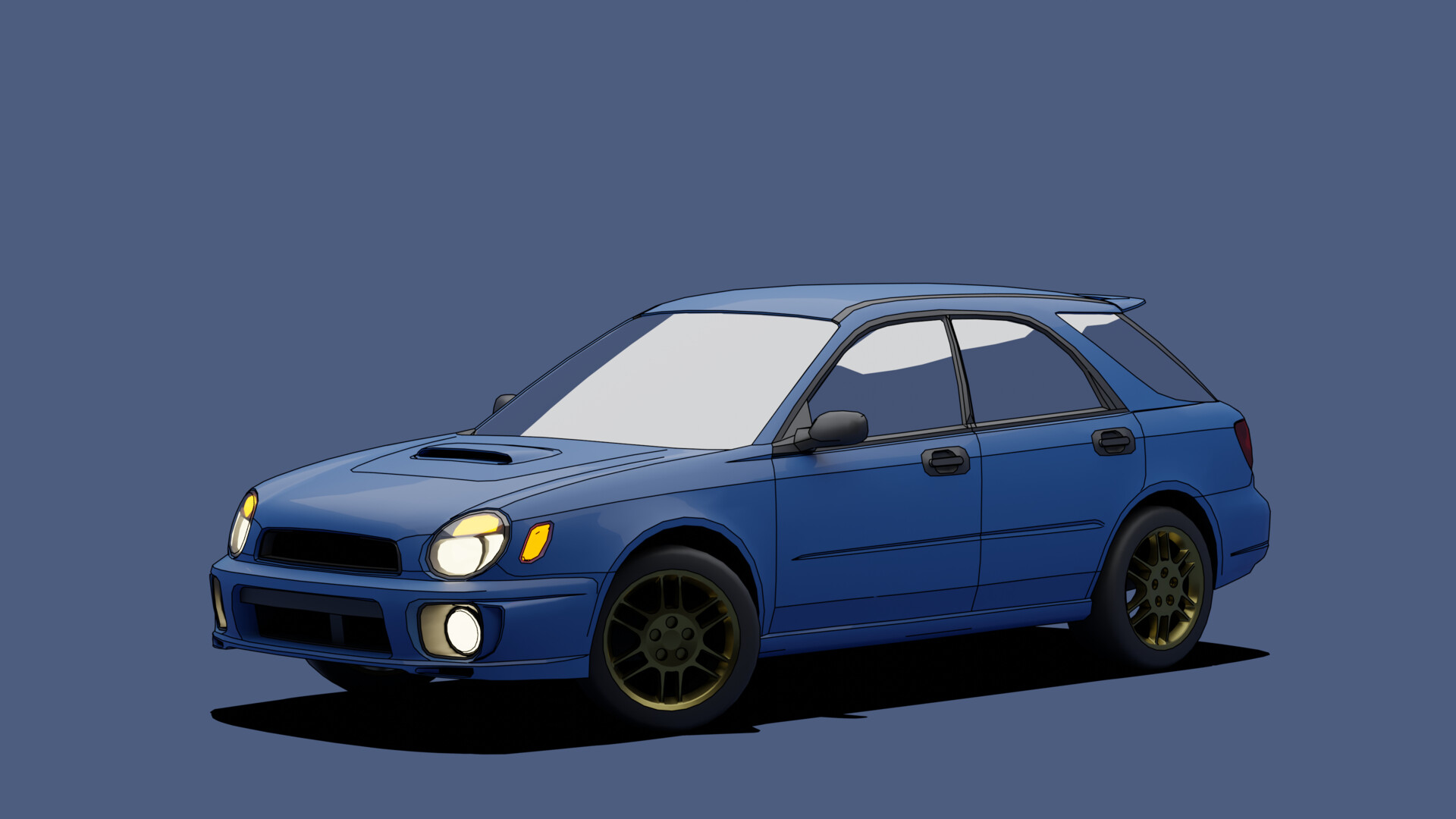 ArtStation - Subaru WRX Sports Wagon