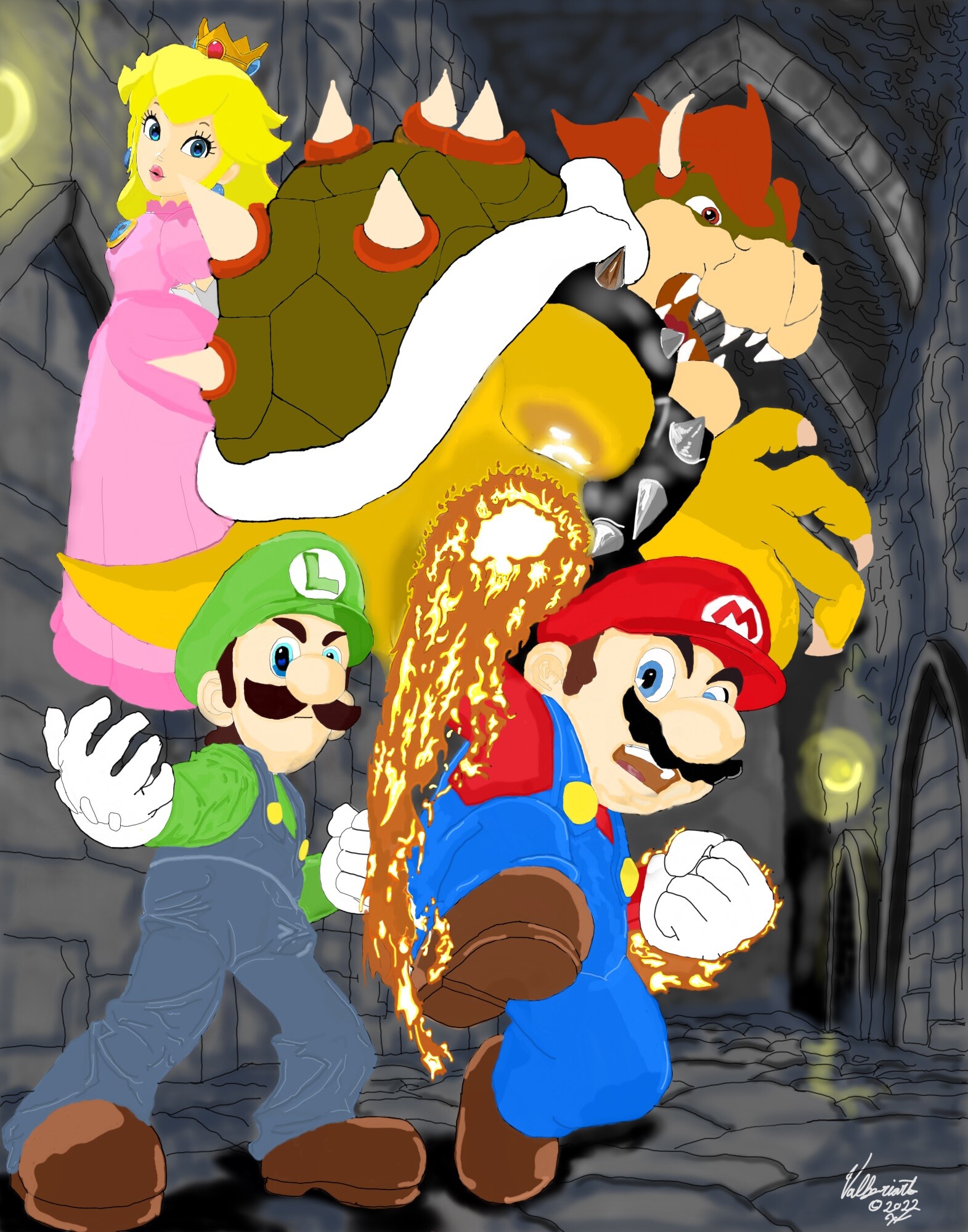ArtStation - Bowsers Dungeon