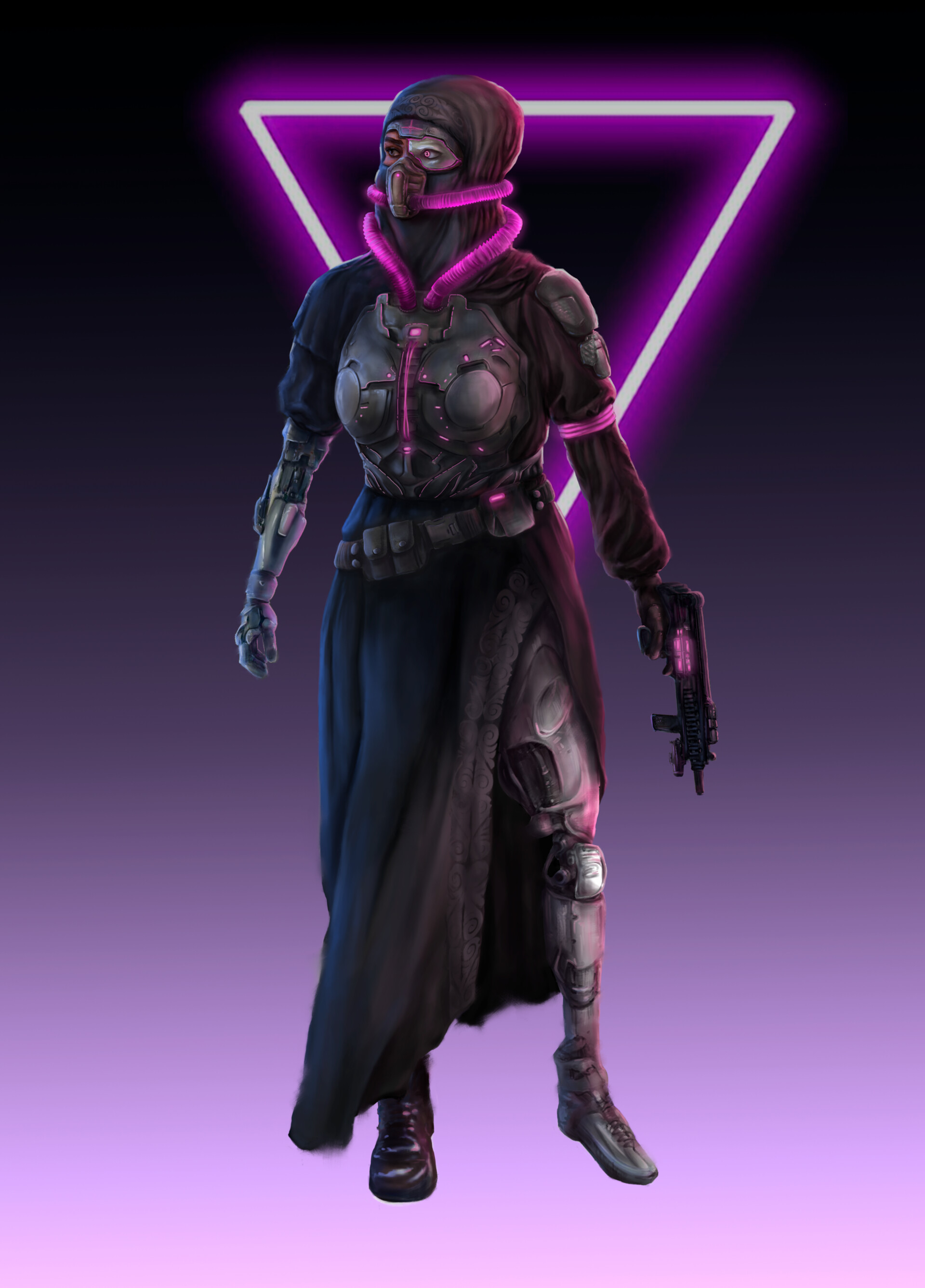 ArtStation - Cyber arab soldier