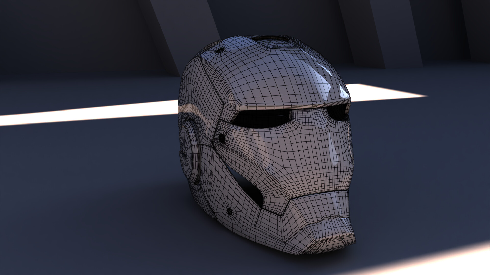 ArtStation - 3D Iron Man Helmet