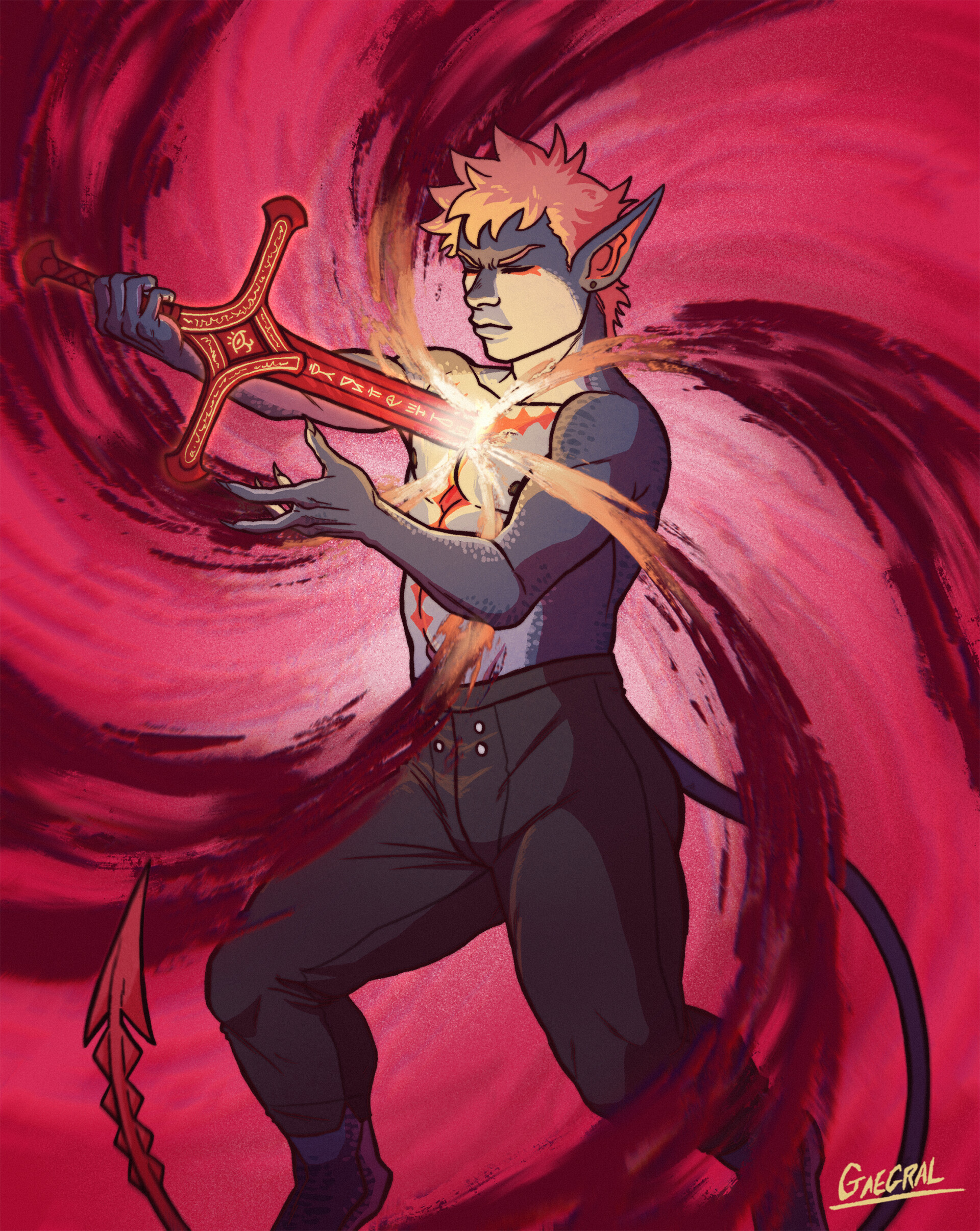 ArtStation - Demon sword