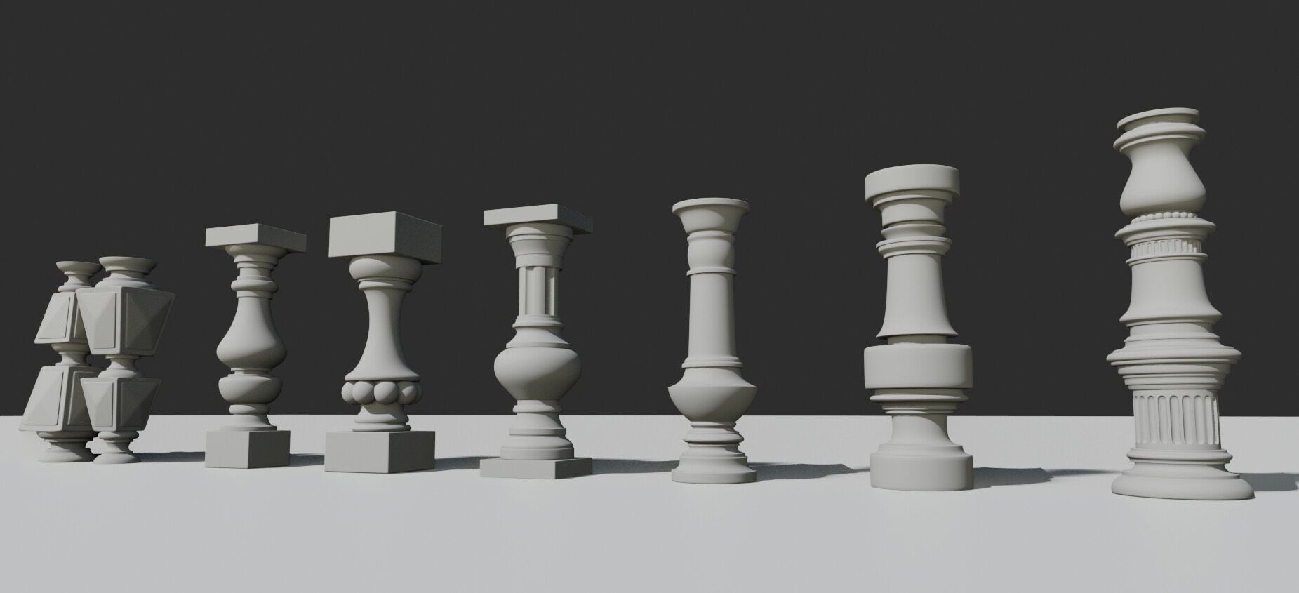 ArtStation - Small pillars 8-14