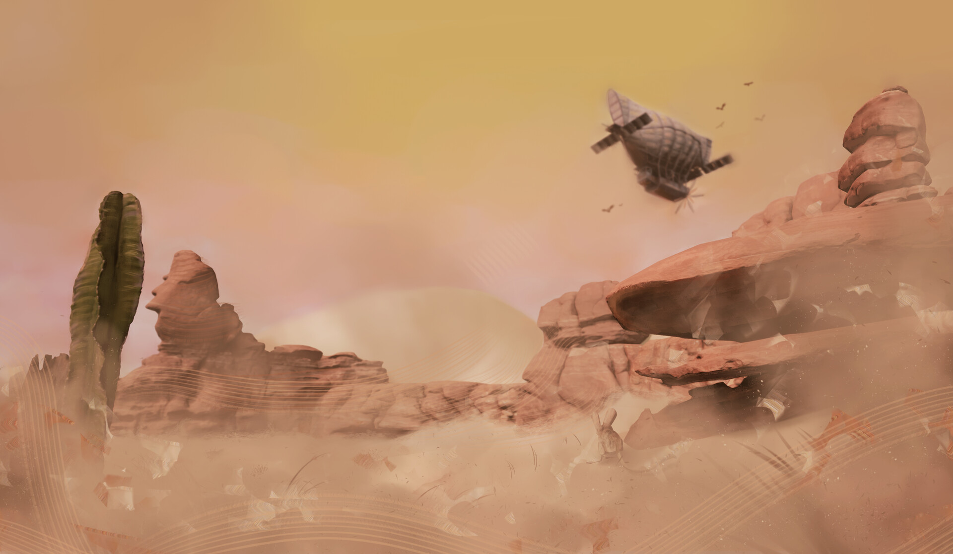 ArtStation - Enviroment - overpainting - base Unreal