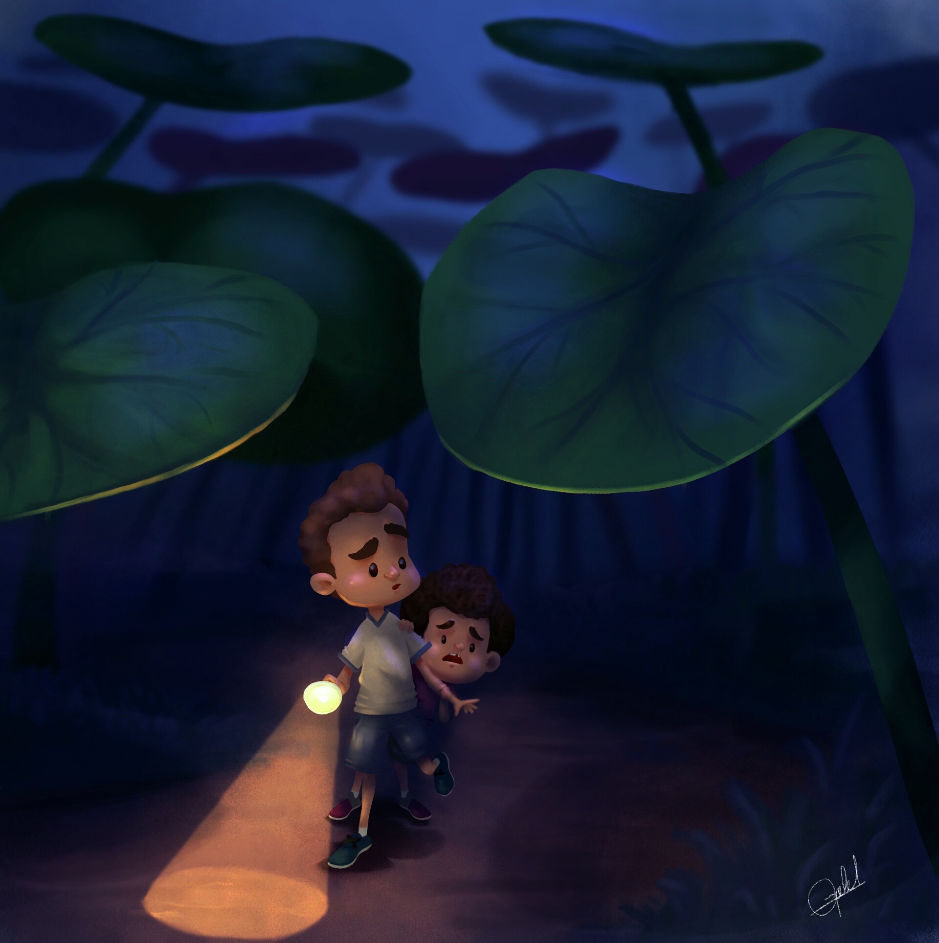 ArtStation - Kids in the dark