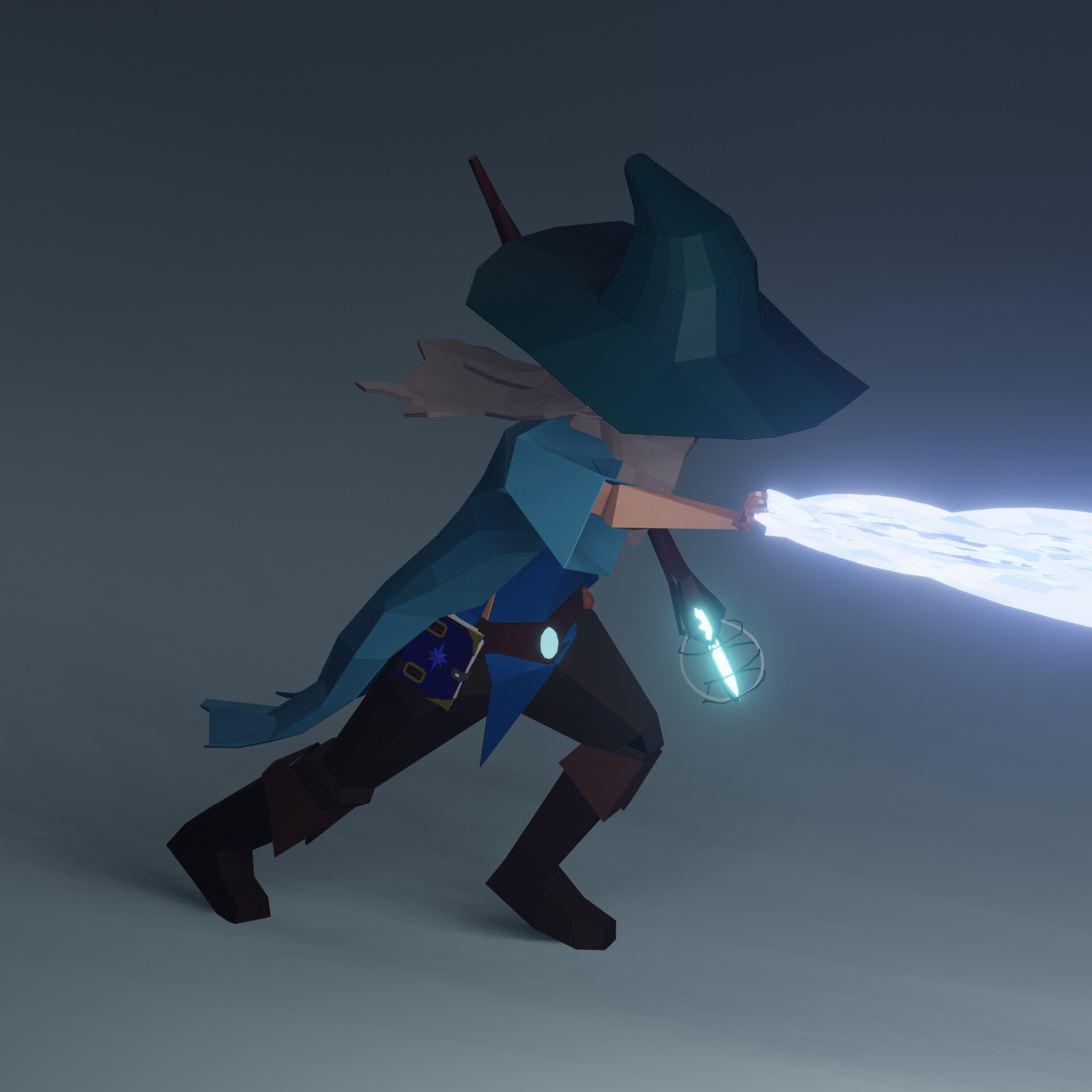 ArtStation - Low poly wizard