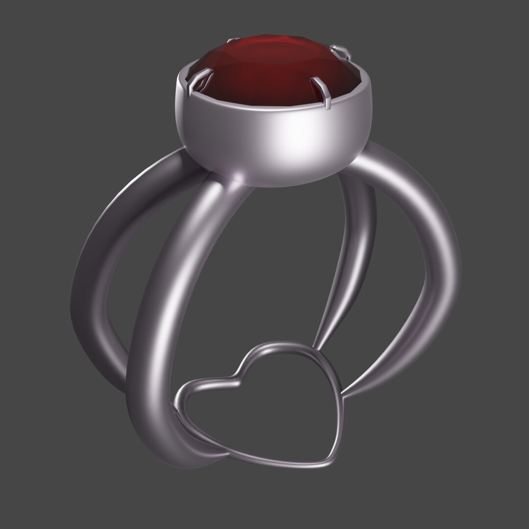 ArtStation - Ruby Ring