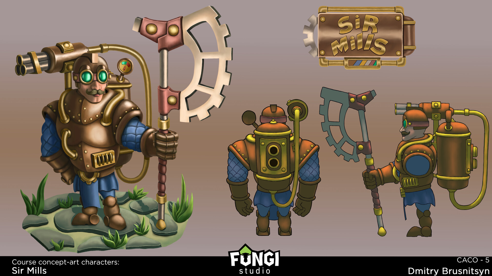 ArtStation - character "Sir Mills"