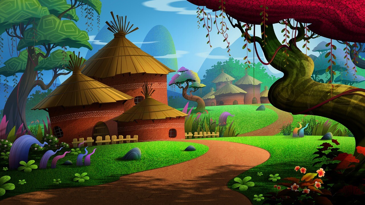 ArtStation - Tribal Homestead