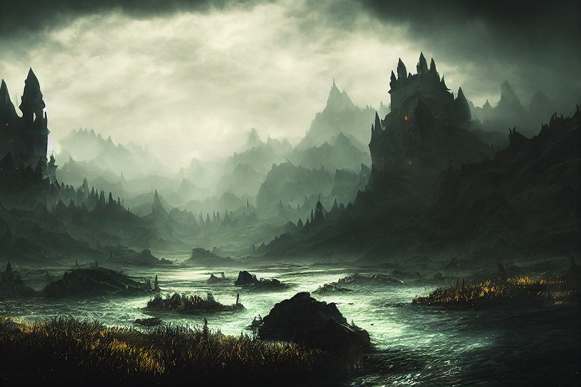 ArtStation - The Awakened Lands - Swamp