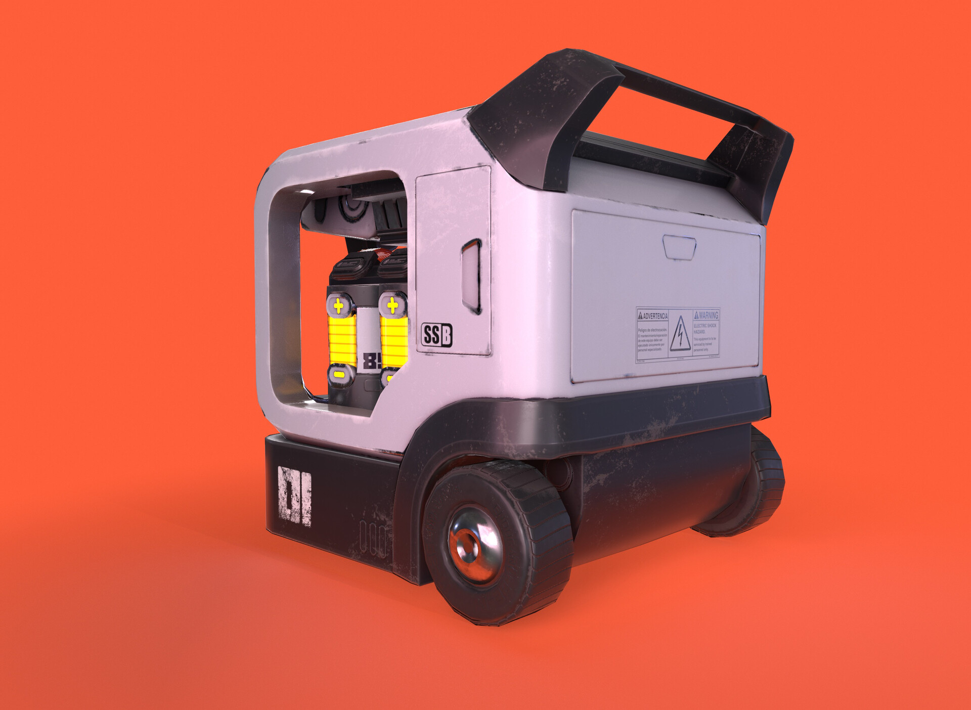 ArtStation - BatteryPack assistant robot